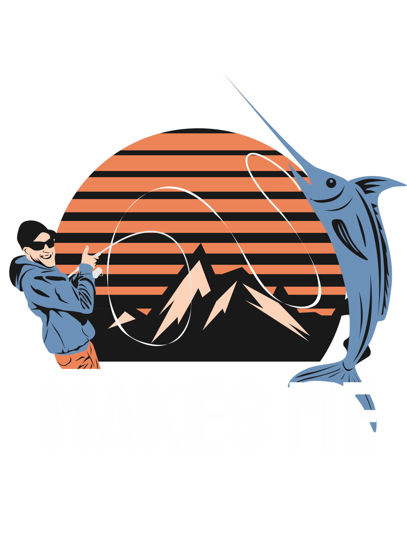 Fishing makes me Happy 43006771 PNG Fishing makes me Happy 43006771 PNG
