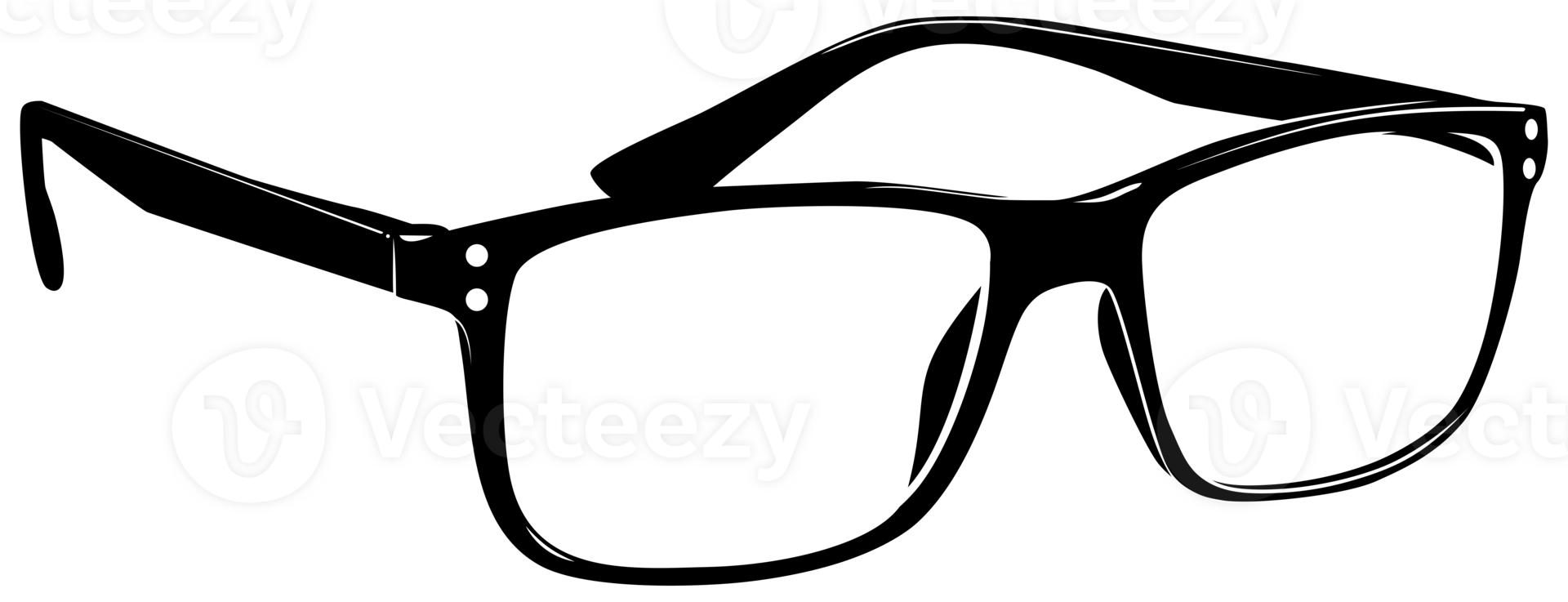 Eye Glasses Silhouette Side View Flat Style Can Use For Pictogram Logo Gram Apps Art