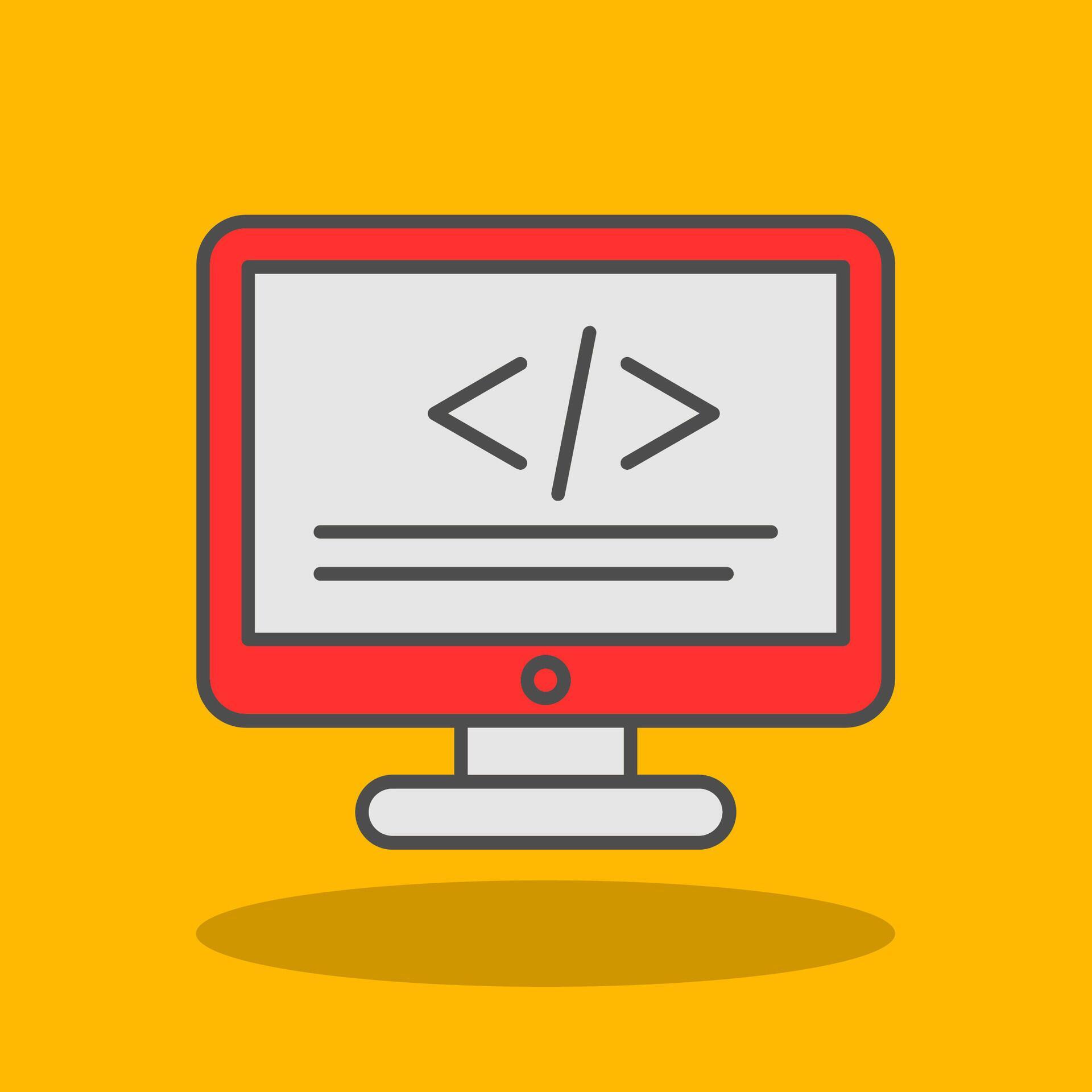 Programming Filled Shadow Icon 43010391 Vector Art at Vecteezy