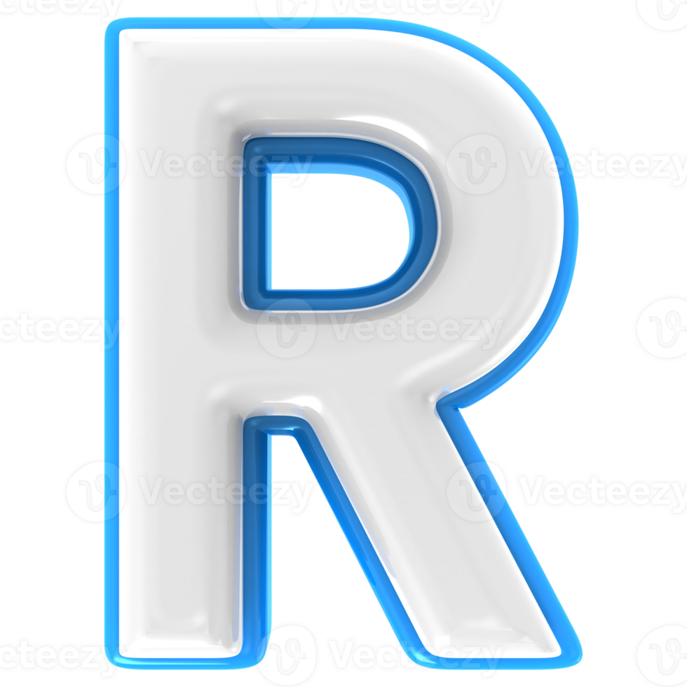 R 3d Text Render 43013493 PNG