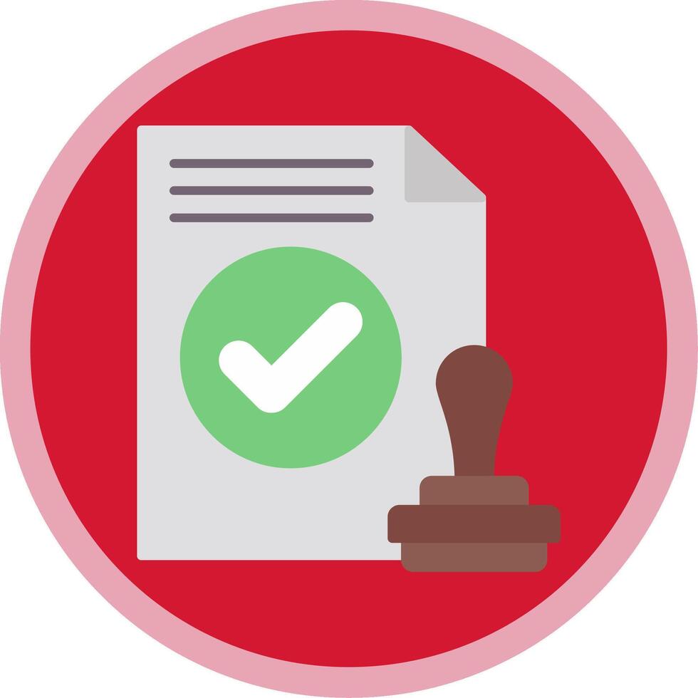 Approval Flat Multi Circle Icon 43014901 Vector Art at Vecteezy