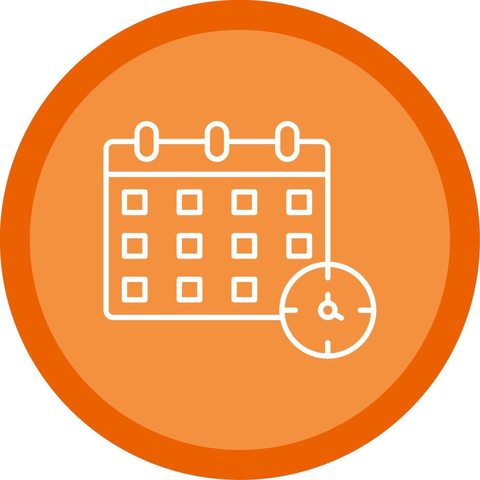 Schedule Line Multi Circle Icon 43018608 Vector Art at Vecteezy