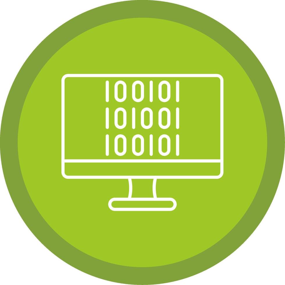 Binary Code Line Multi Circle Icon 43021787 Vector Art At Vecteezy