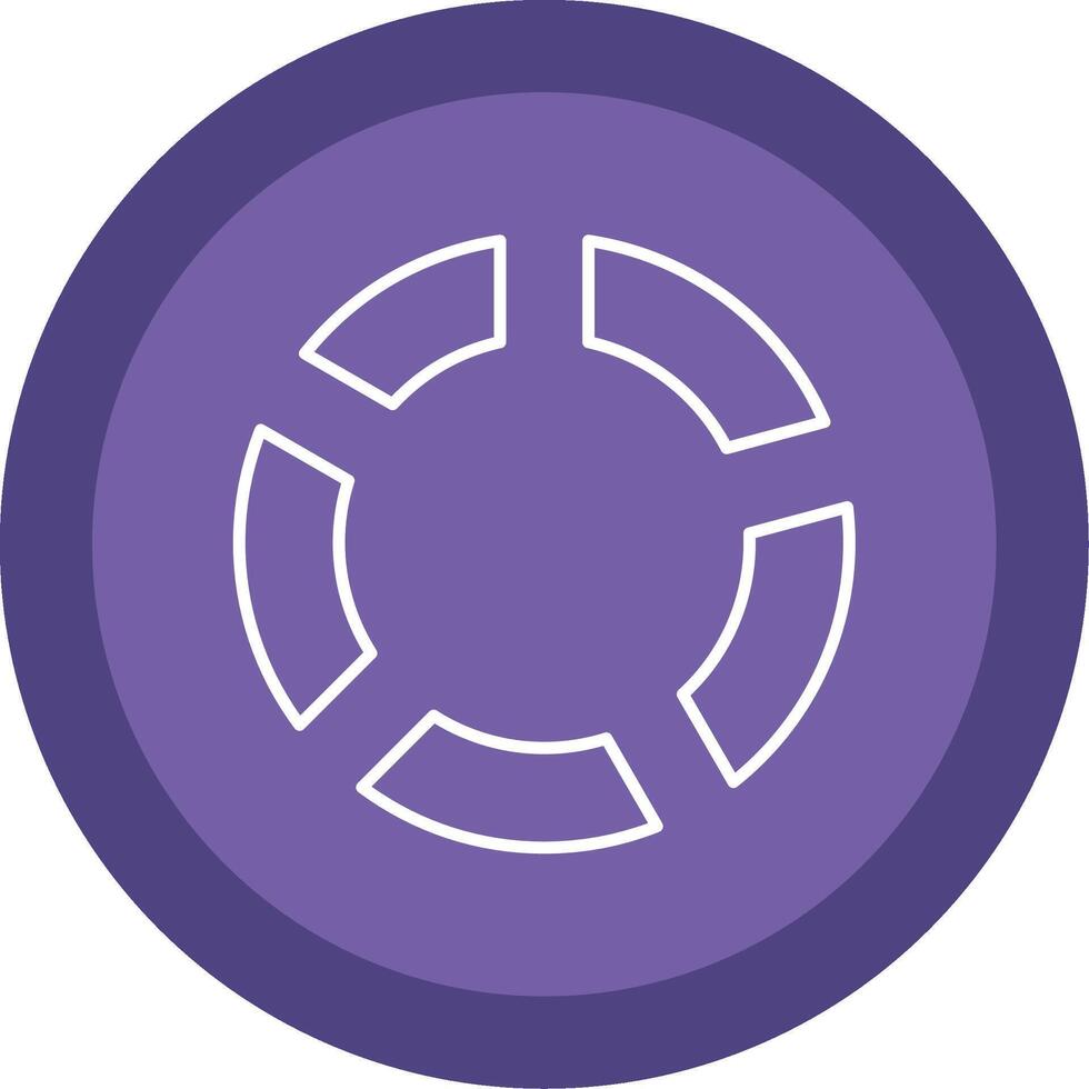 Pie Chart Line Multi Circle Icon 43021985 Vector Art at Vecteezy