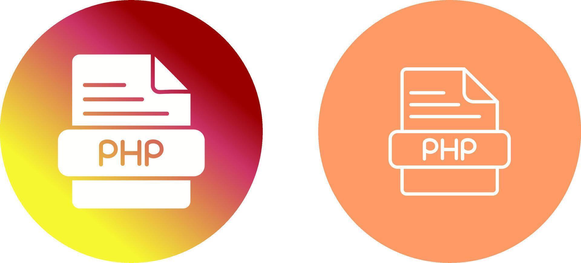 PHP Icon Design 43042201 Vector Art at Vecteezy