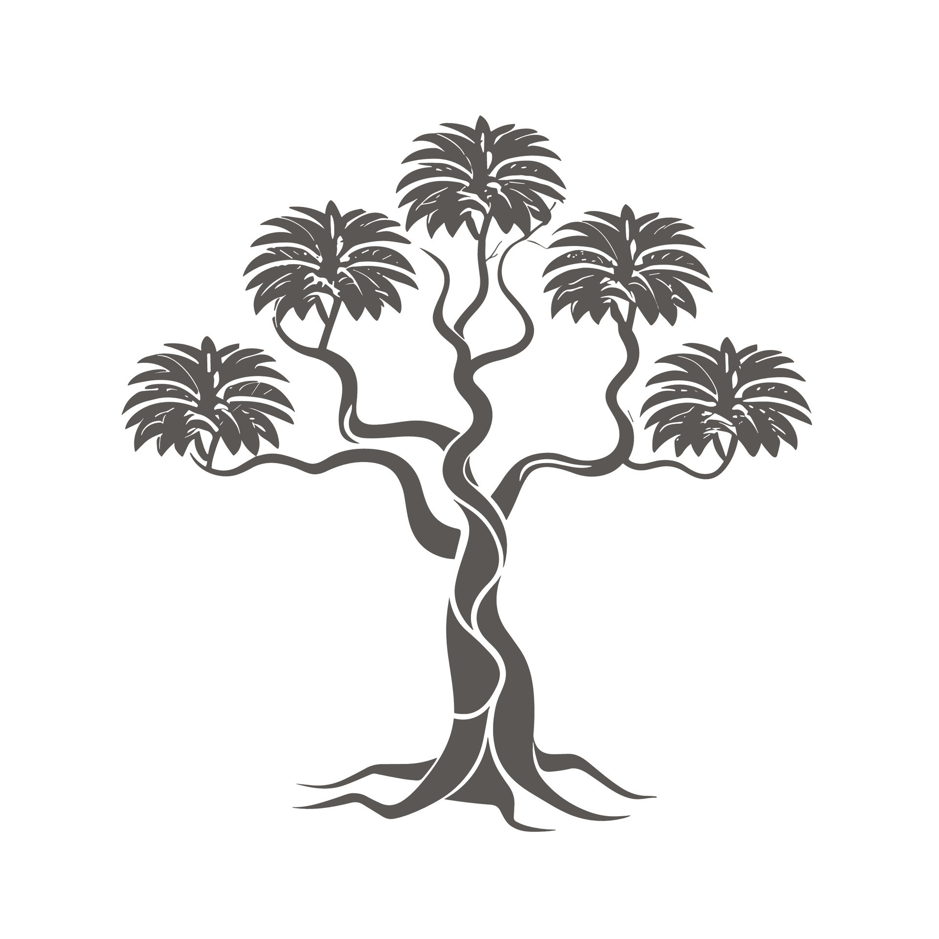 tree isolated on white 43050393 Vector Art at Vecteezy