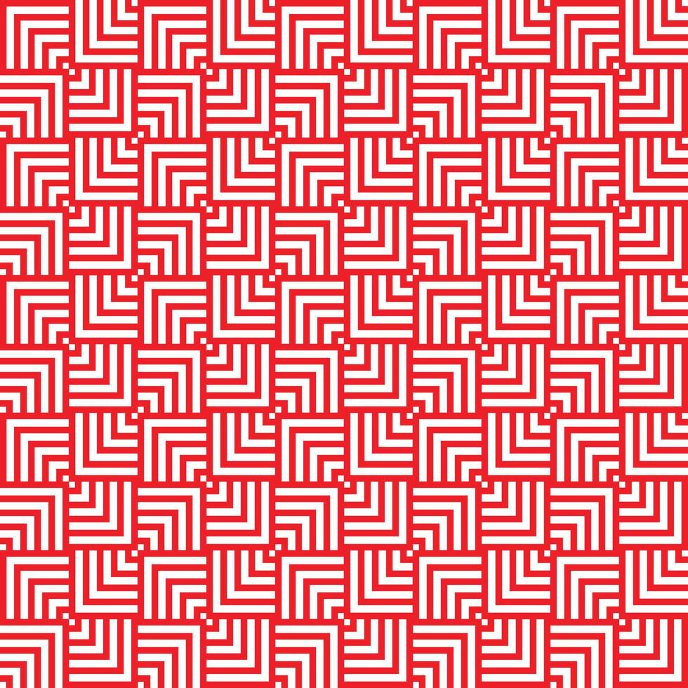 Red and White Seamless abstract geometric overlapping squares pattern 43051810 Vector Art at ...
