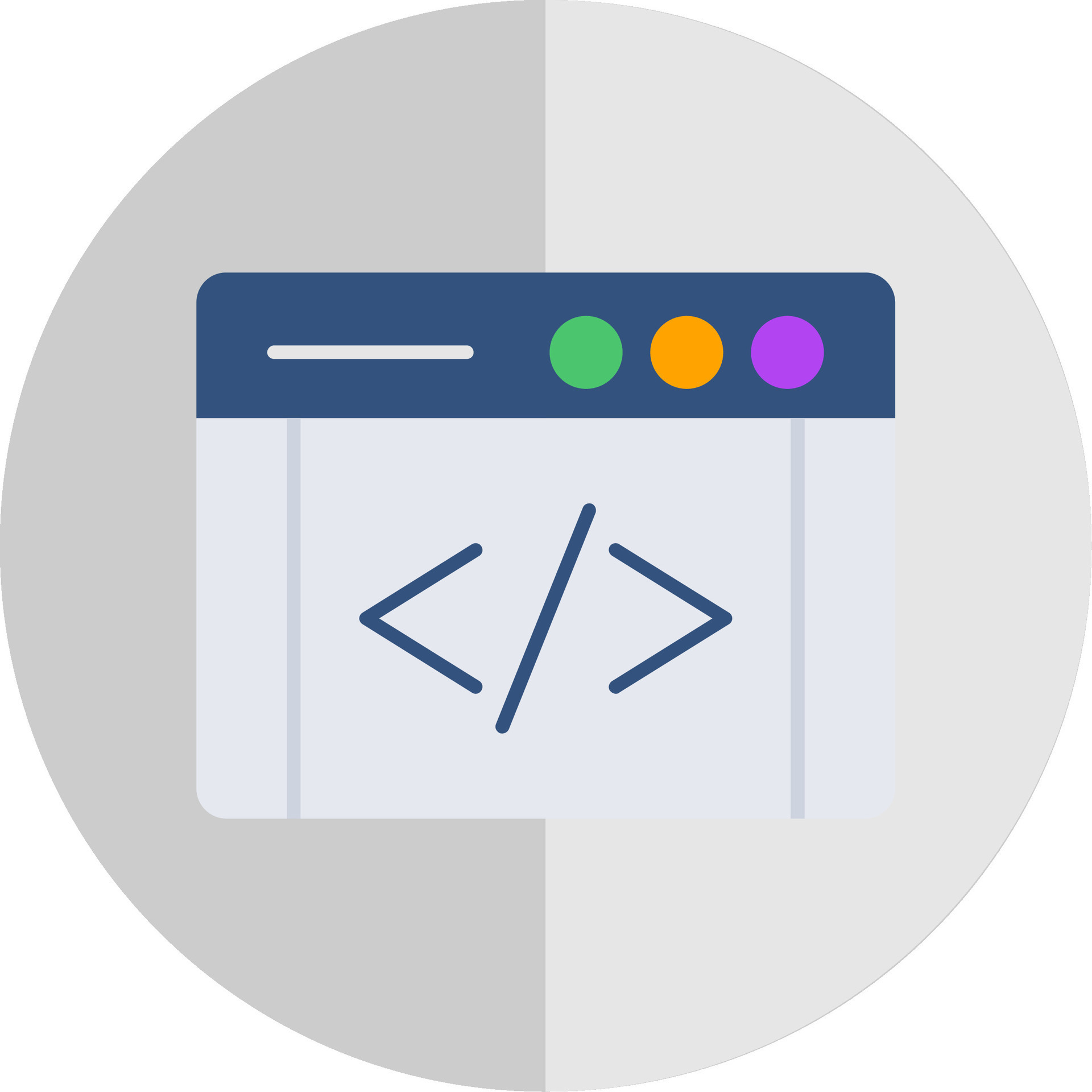 Coding Flat Scale Icon 43053144 Vector Art at Vecteezy