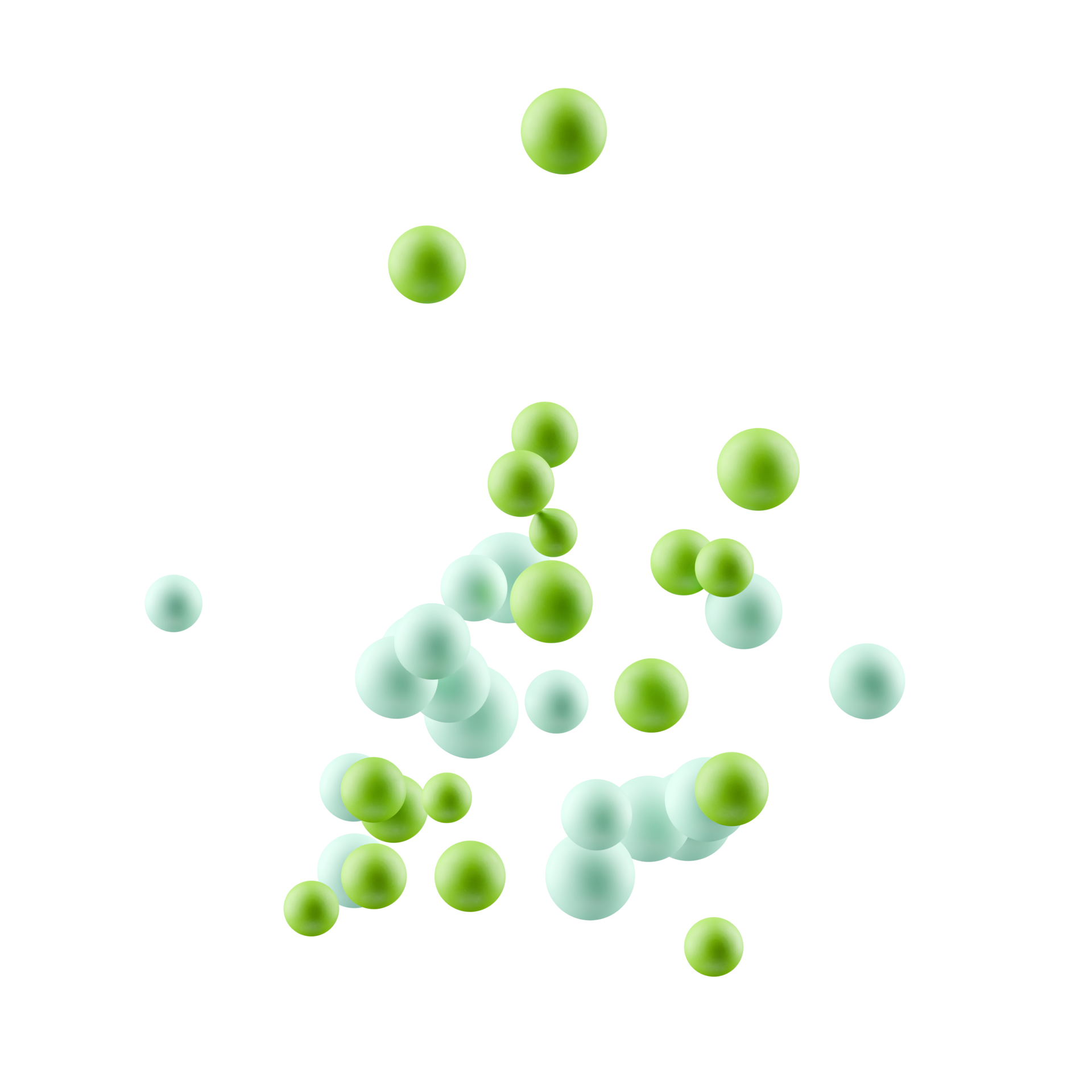 abstract 3d metaball liquid particles on transparent background 43062685 PNG