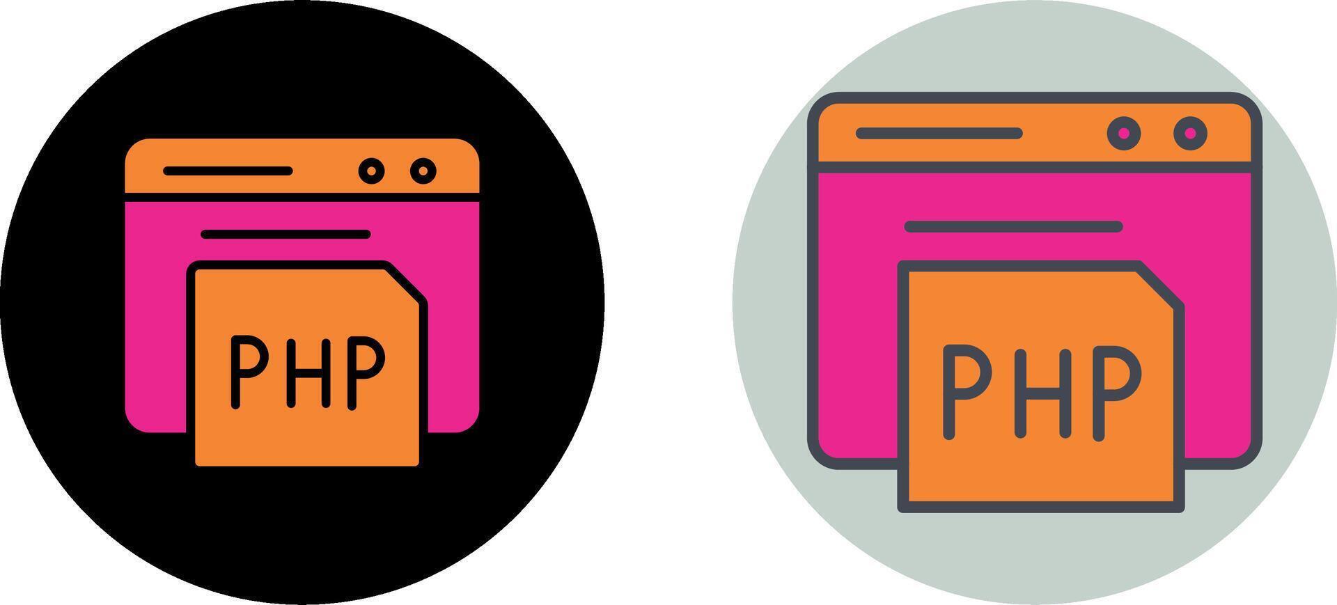 PHP Icon Design 43064296 Vector Art at Vecteezy