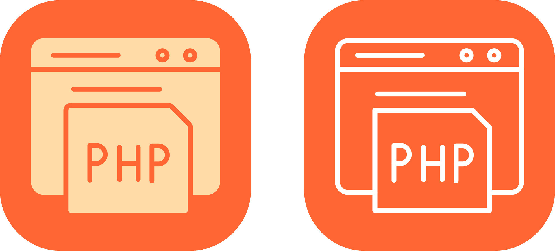 Php Icon Design 43075711 Vector Art At Vecteezy
