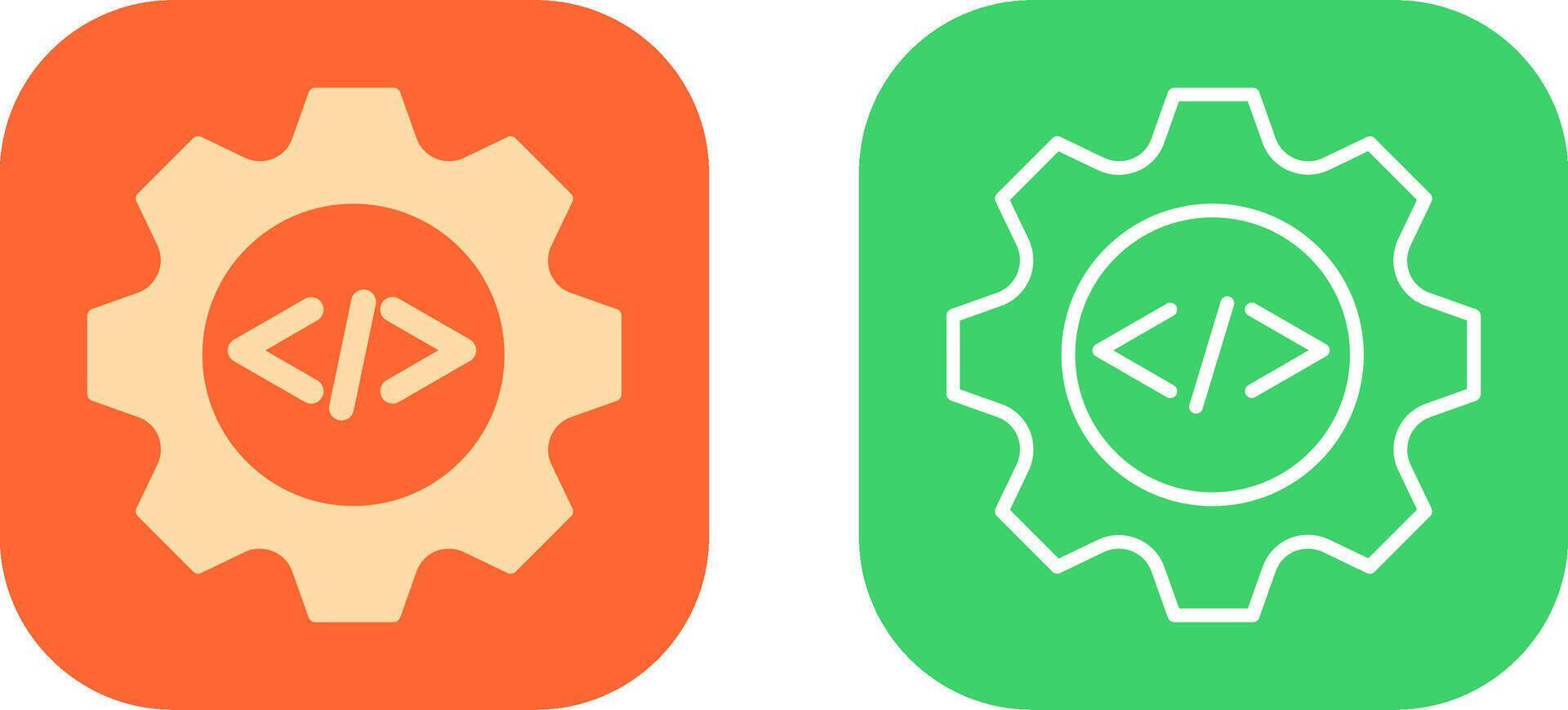 Coding Gear Icon Design 43075774 Vector Art at Vecteezy