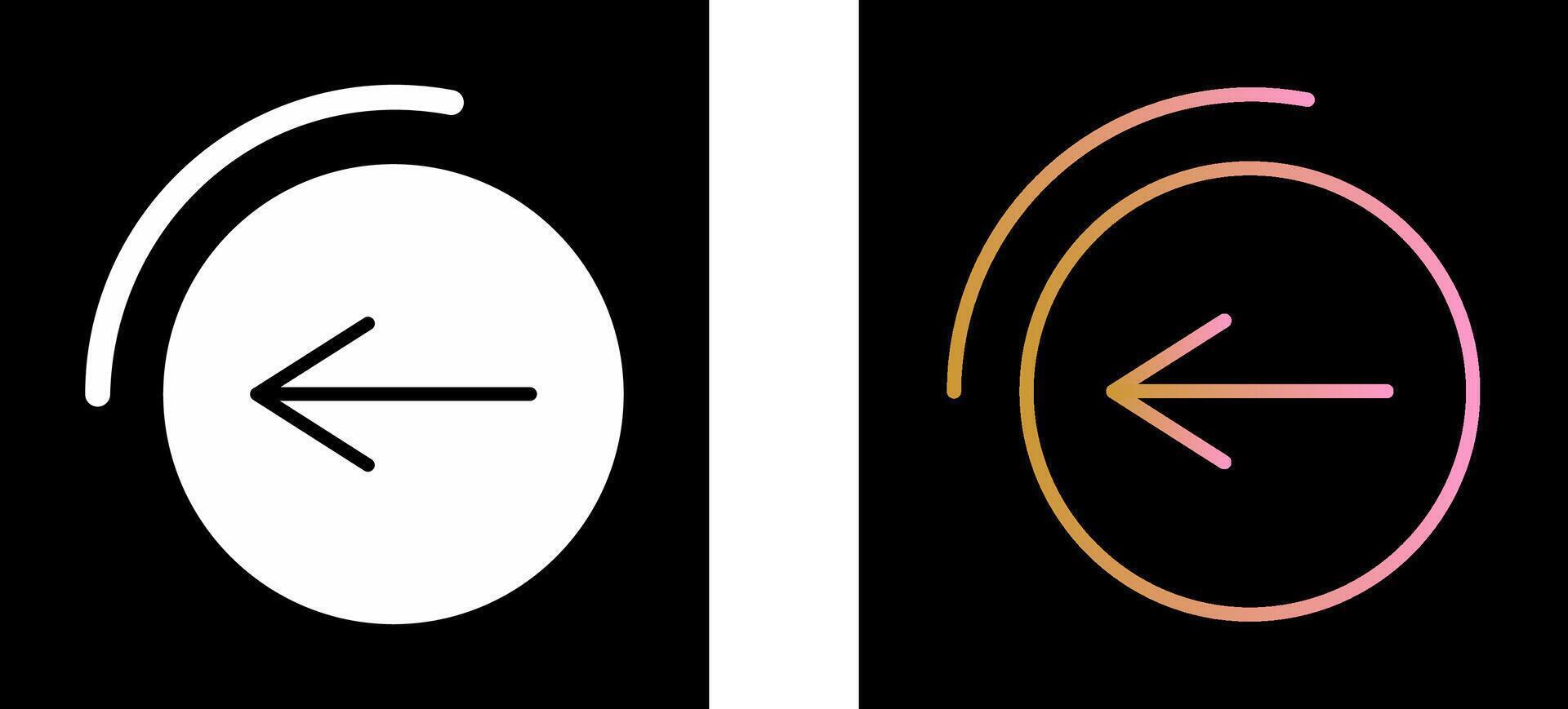 Back Button Icon Design 43077781 Vector Art at Vecteezy