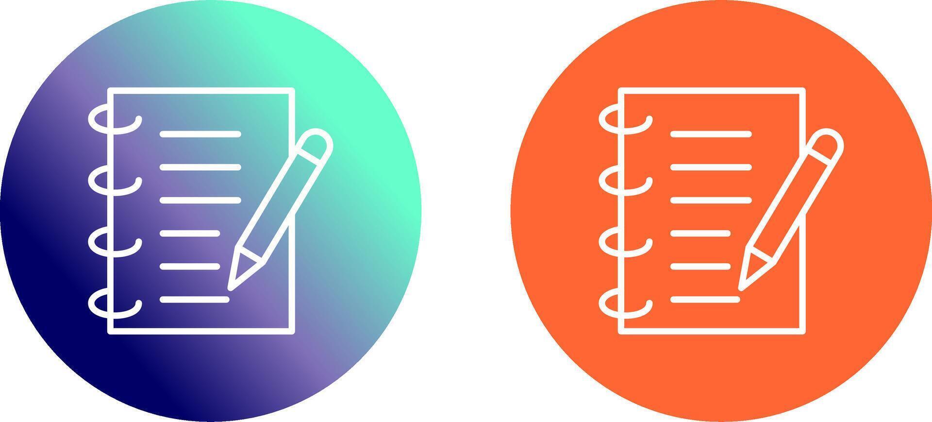 Spring Notebook Icon Design 43082310 Vector Art at Vecteezy