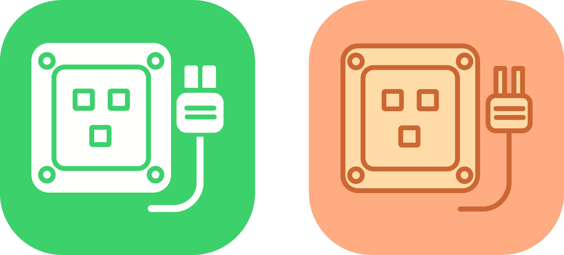 Socket Icon Design 43083674 Vector Art at Vecteezy