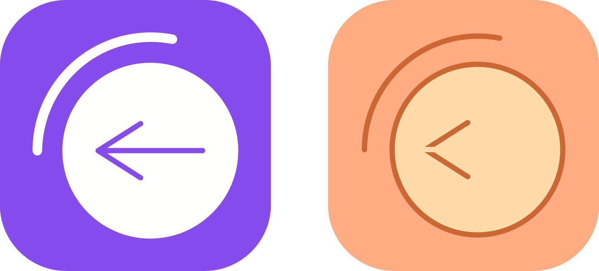 Back Button Icon Design 43084312 Vector Art at Vecteezy