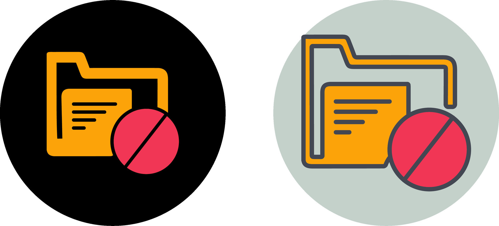 Restrict Icon Design 43087779 Vector Art at Vecteezy