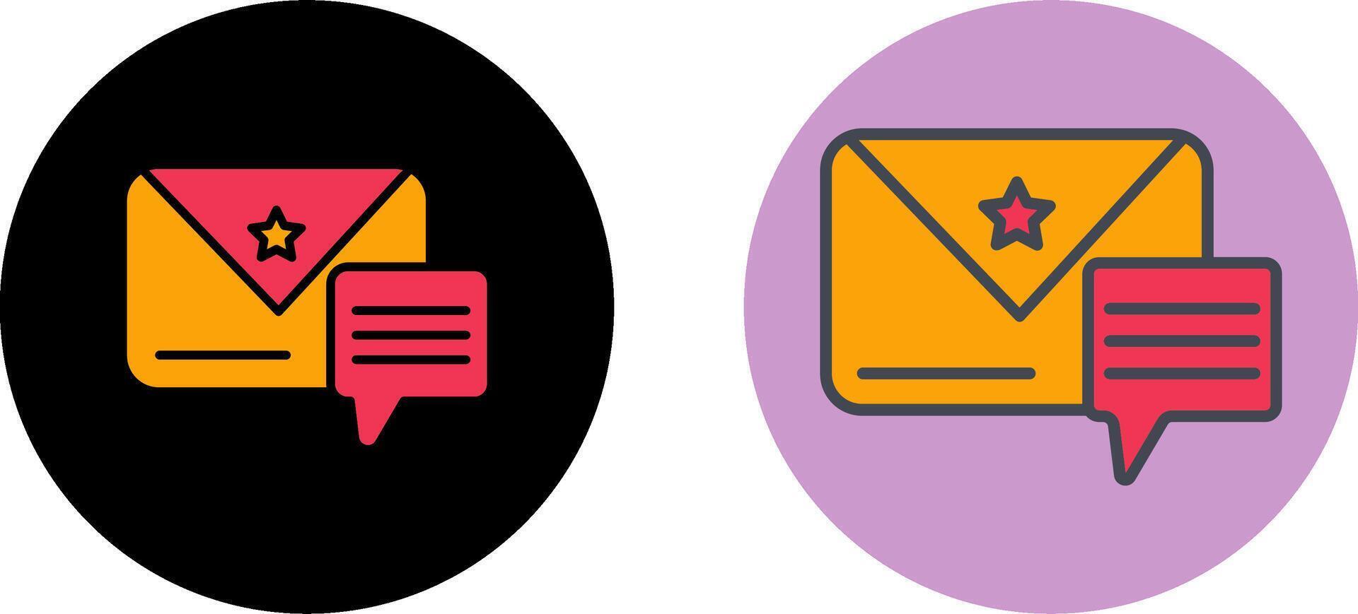 Message Icon Design 43087870 Vector Art at Vecteezy