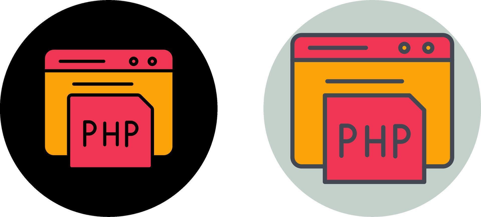 PHP Icon Design 43088854 Vector Art at Vecteezy