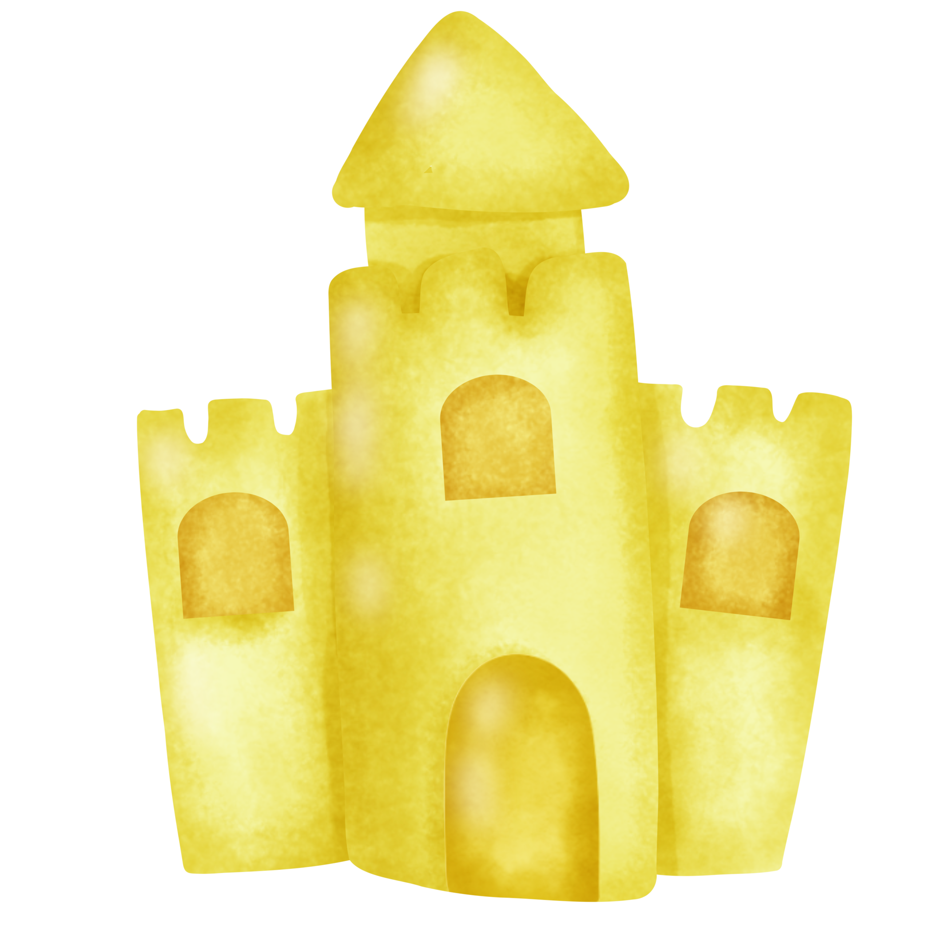 Sandcastle on a Summer Beach 43101568 PNG