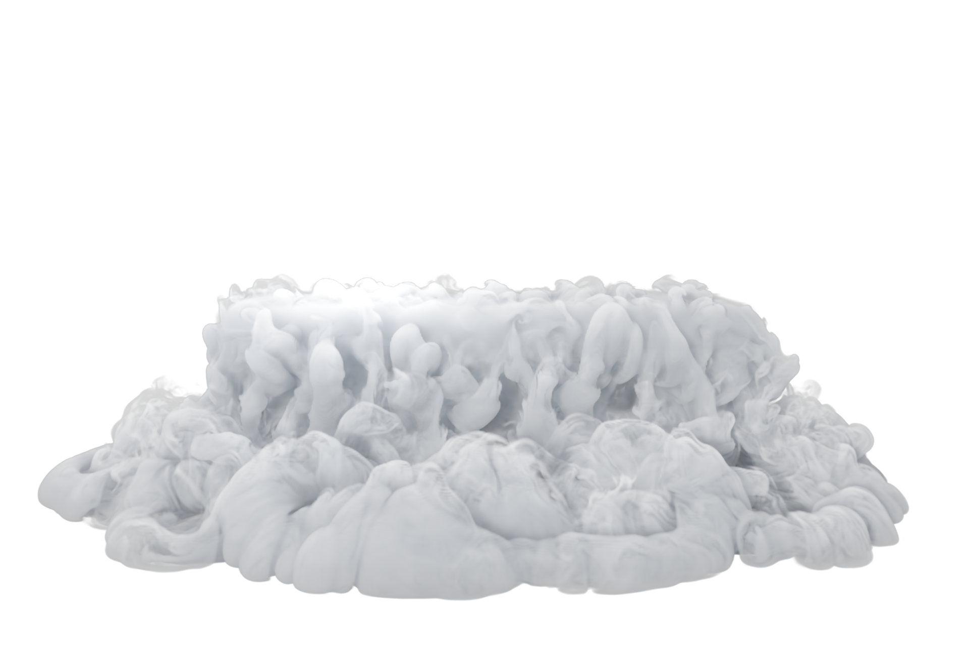 Dry ice smoke with podiums on transparent background 43101830 PNG