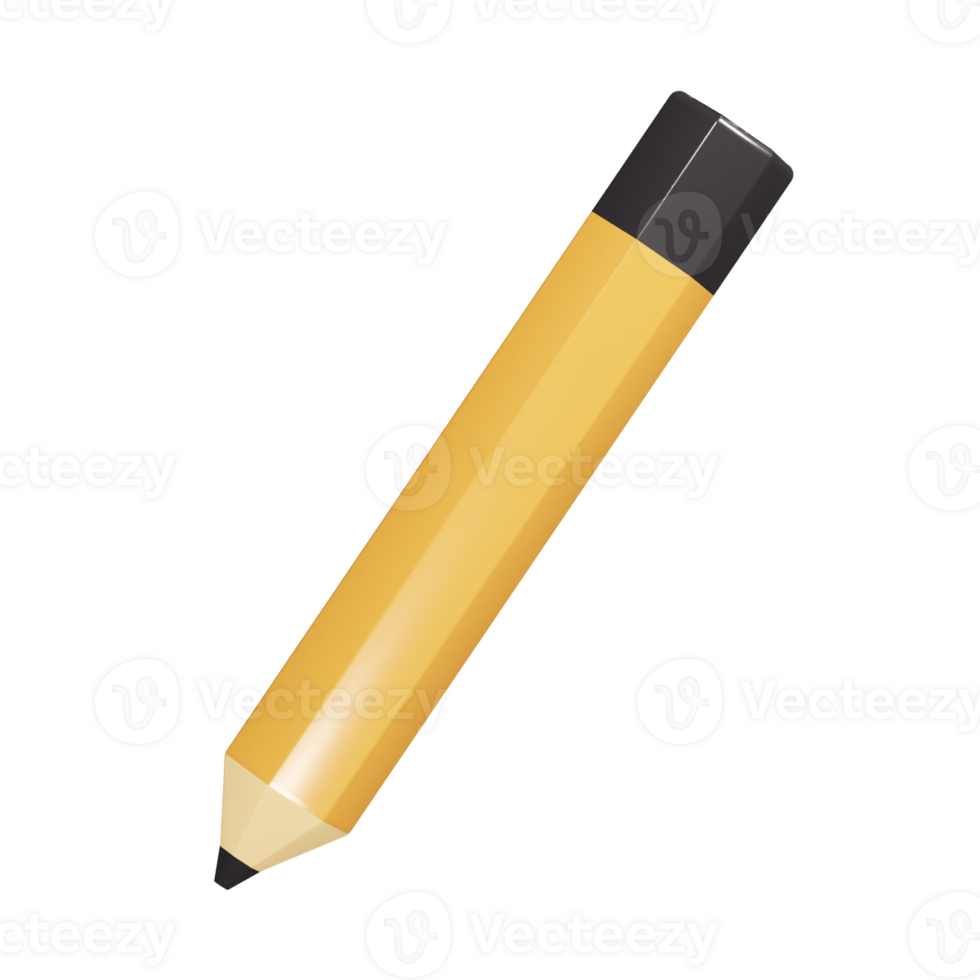 Pencil icon 3d render illustration 43101897 PNG Pencil icon 3d render illustration 43101897 PNG