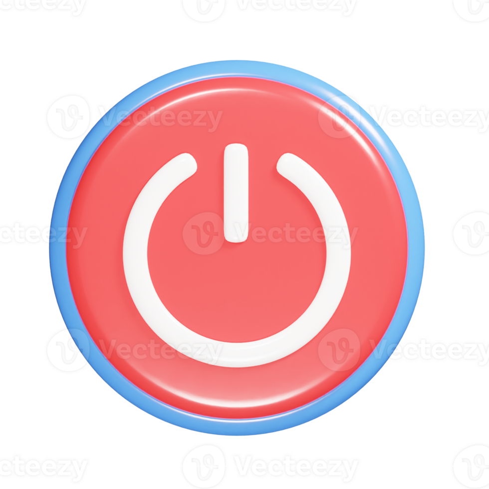 Button Icon 3d Render Illustration 43102027 Png