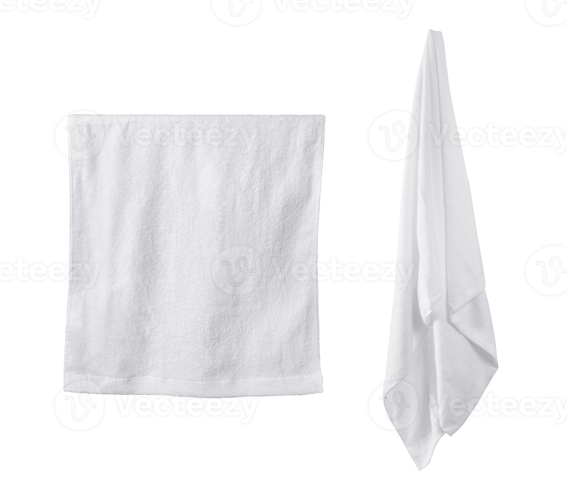 white towel, transparent background 43102535 PNG