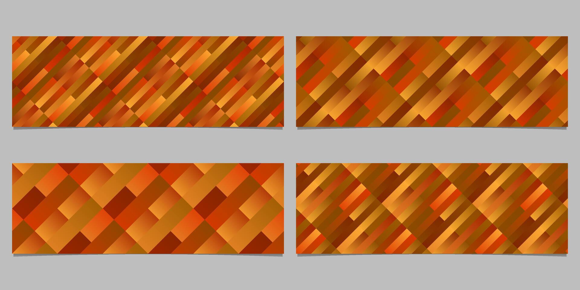 Geometrical Diagonal Stripe Pattern Banner Template Set 43105747 Vector Art At Vecteezy