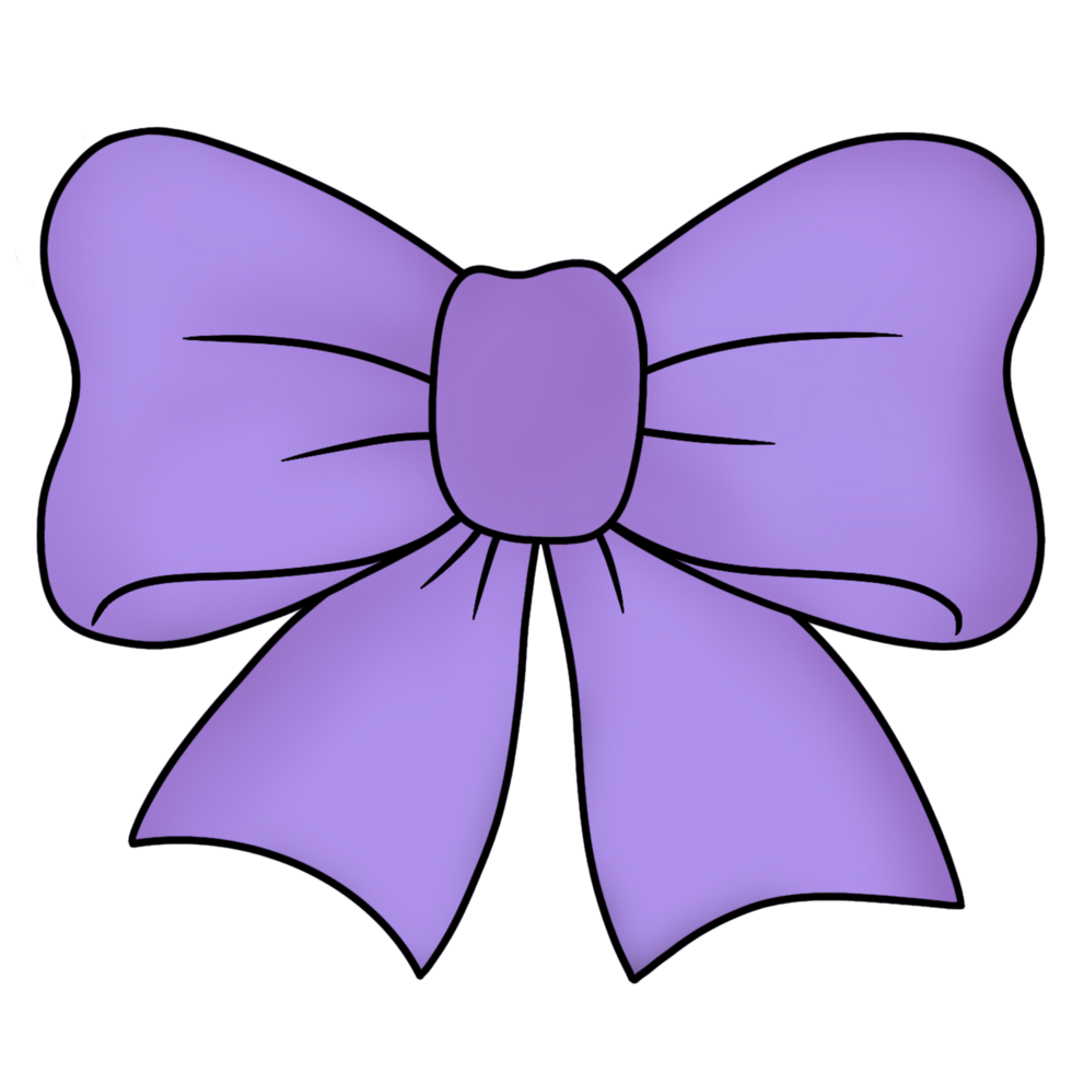 Decoration Purple Bow 43111357 PNG