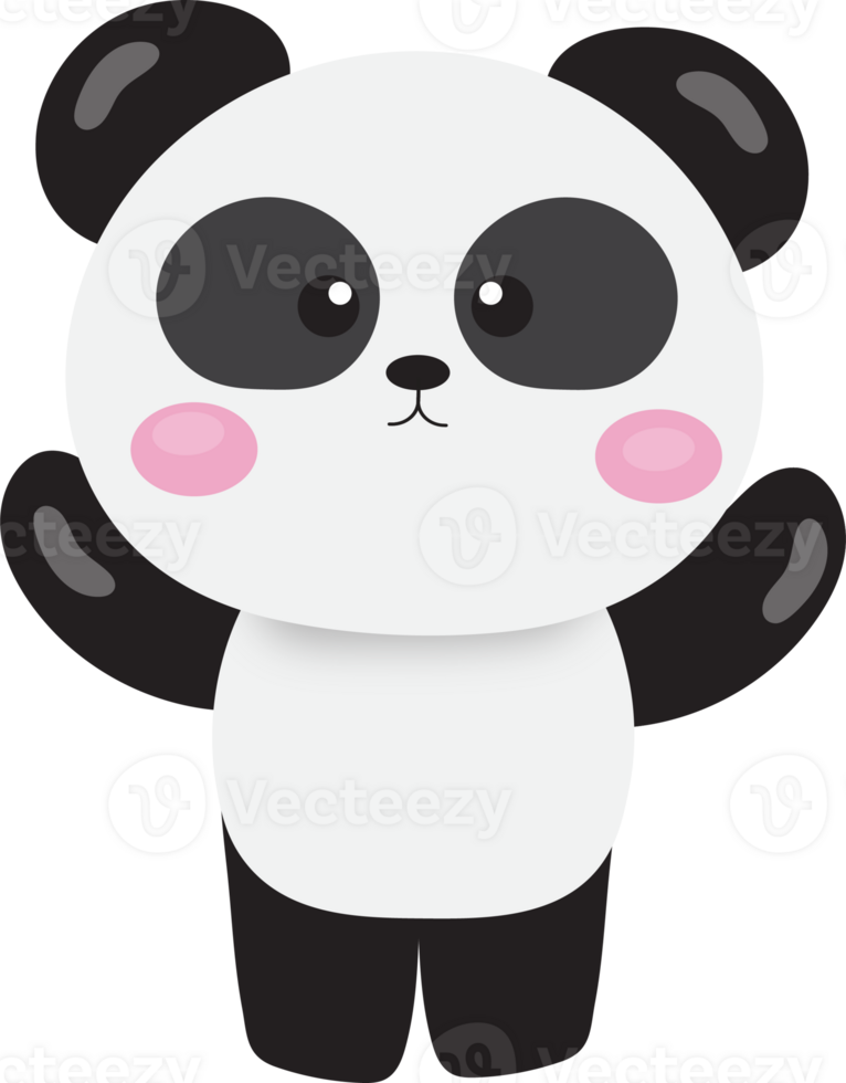Cute Panda 43113418 Png