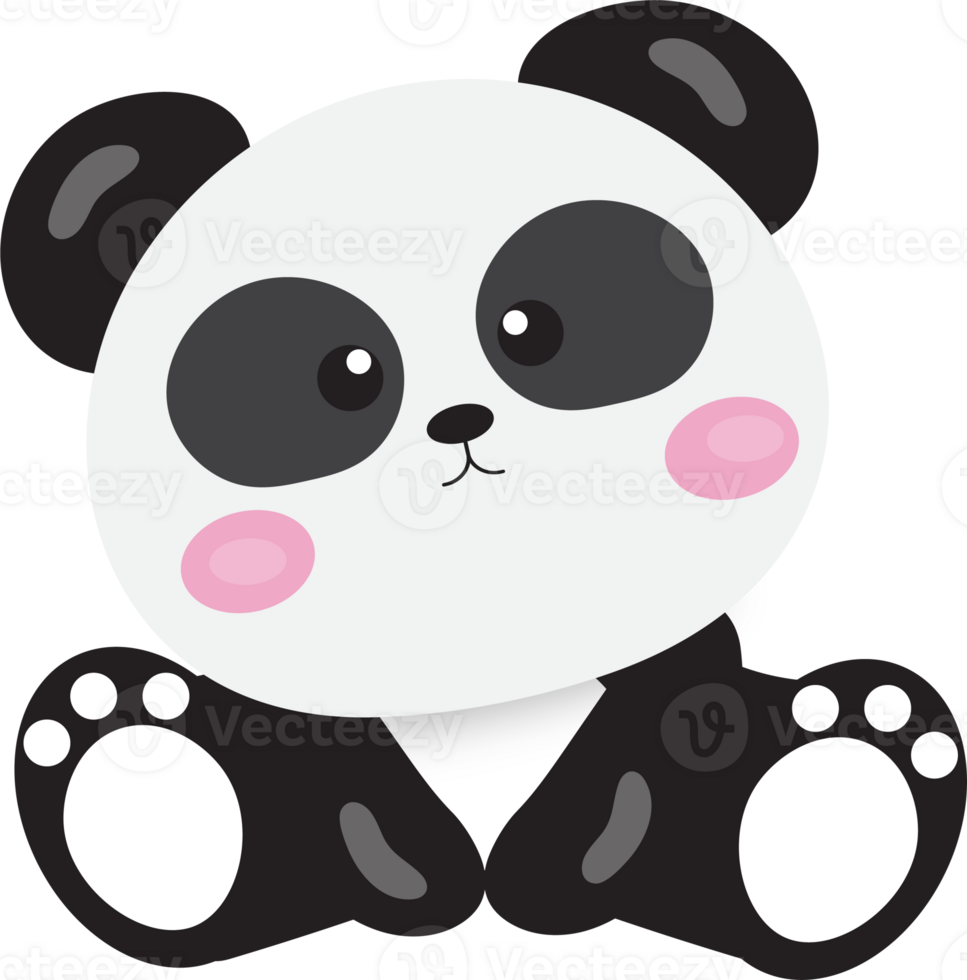 Cute panda . 43113425 PNG