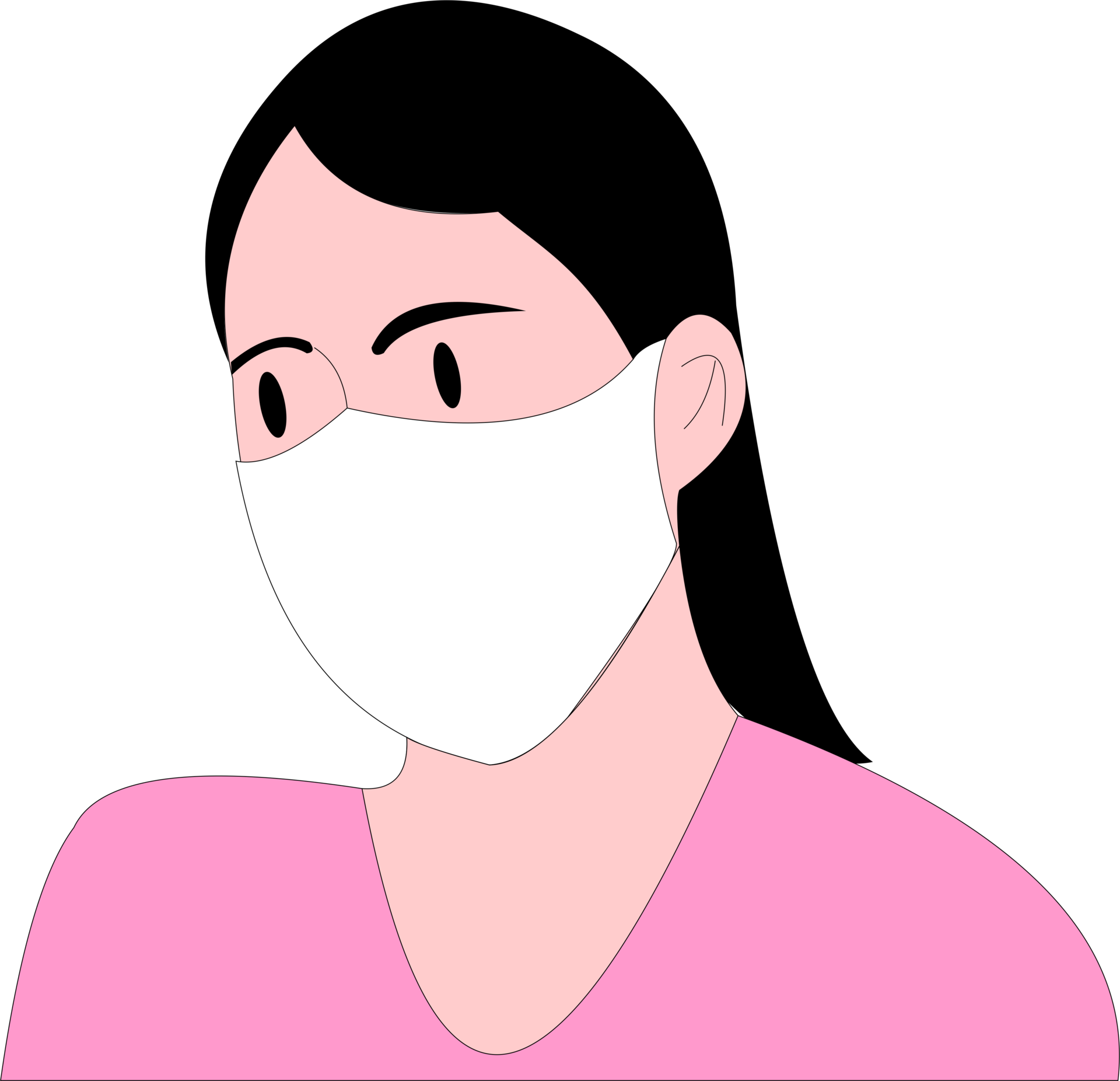 The Women Wear Mask 43113463 Png