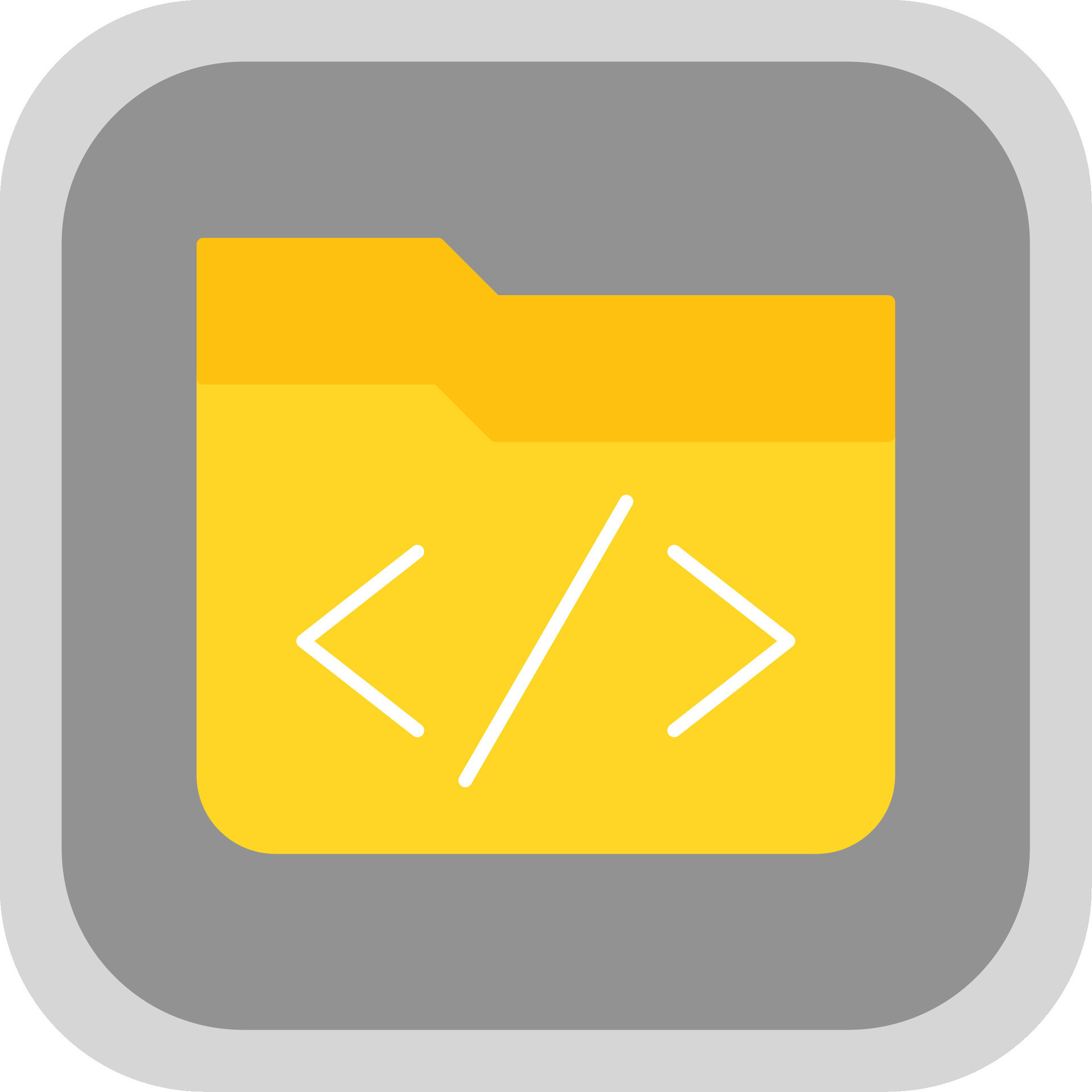 Coding Flat Round Corner Icon 43123958 Vector Art at Vecteezy