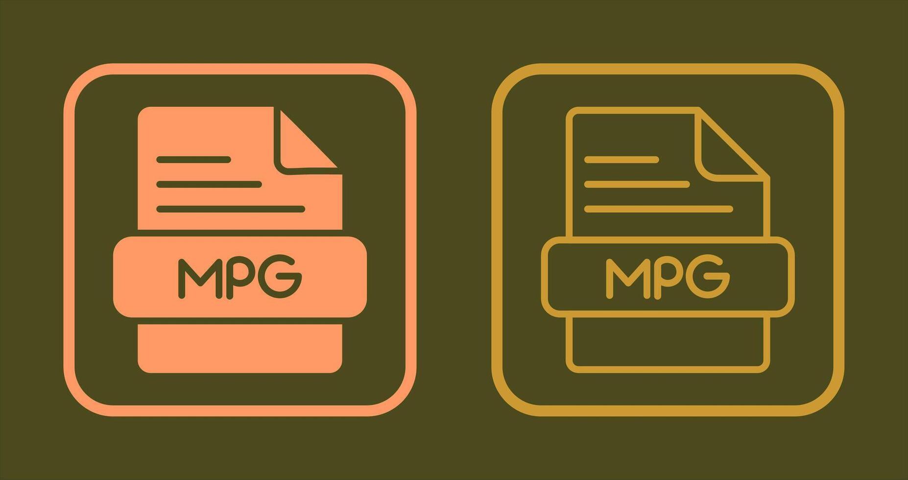 MPG Icon Design 43129697 Vector Art at Vecteezy