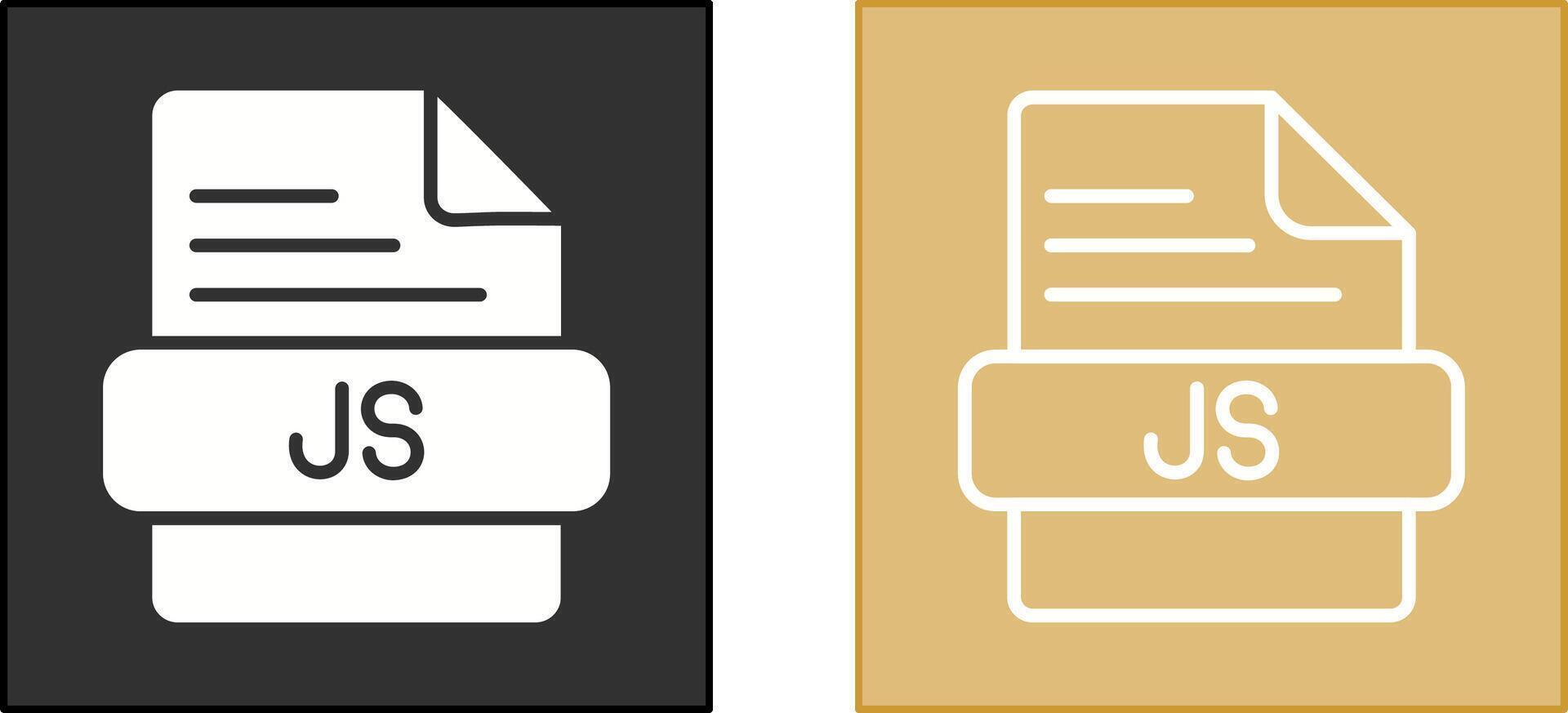 js icono diseño 43132524 Vector en Vecteezy