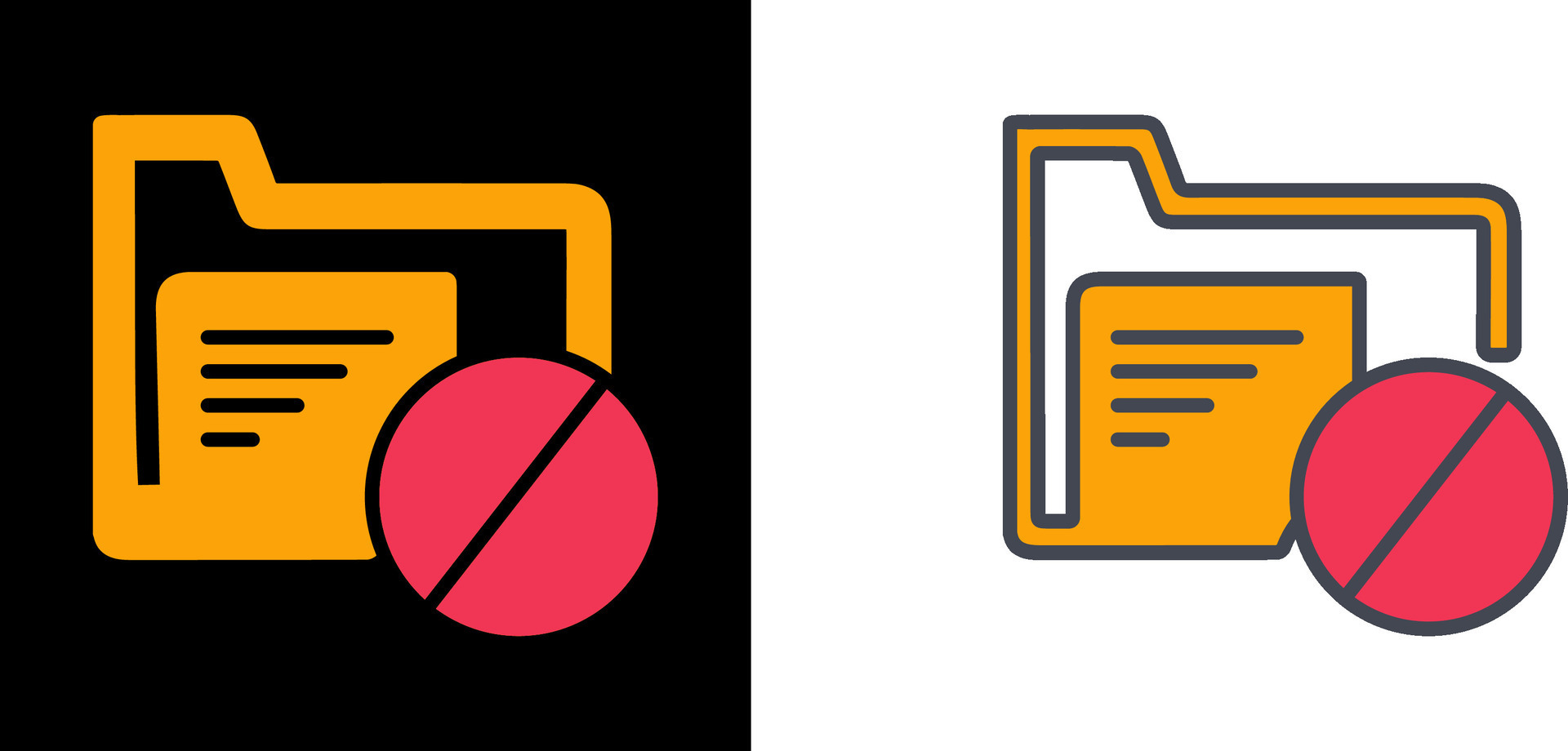 Restrict Icon Design 43133582 Vector Art at Vecteezy