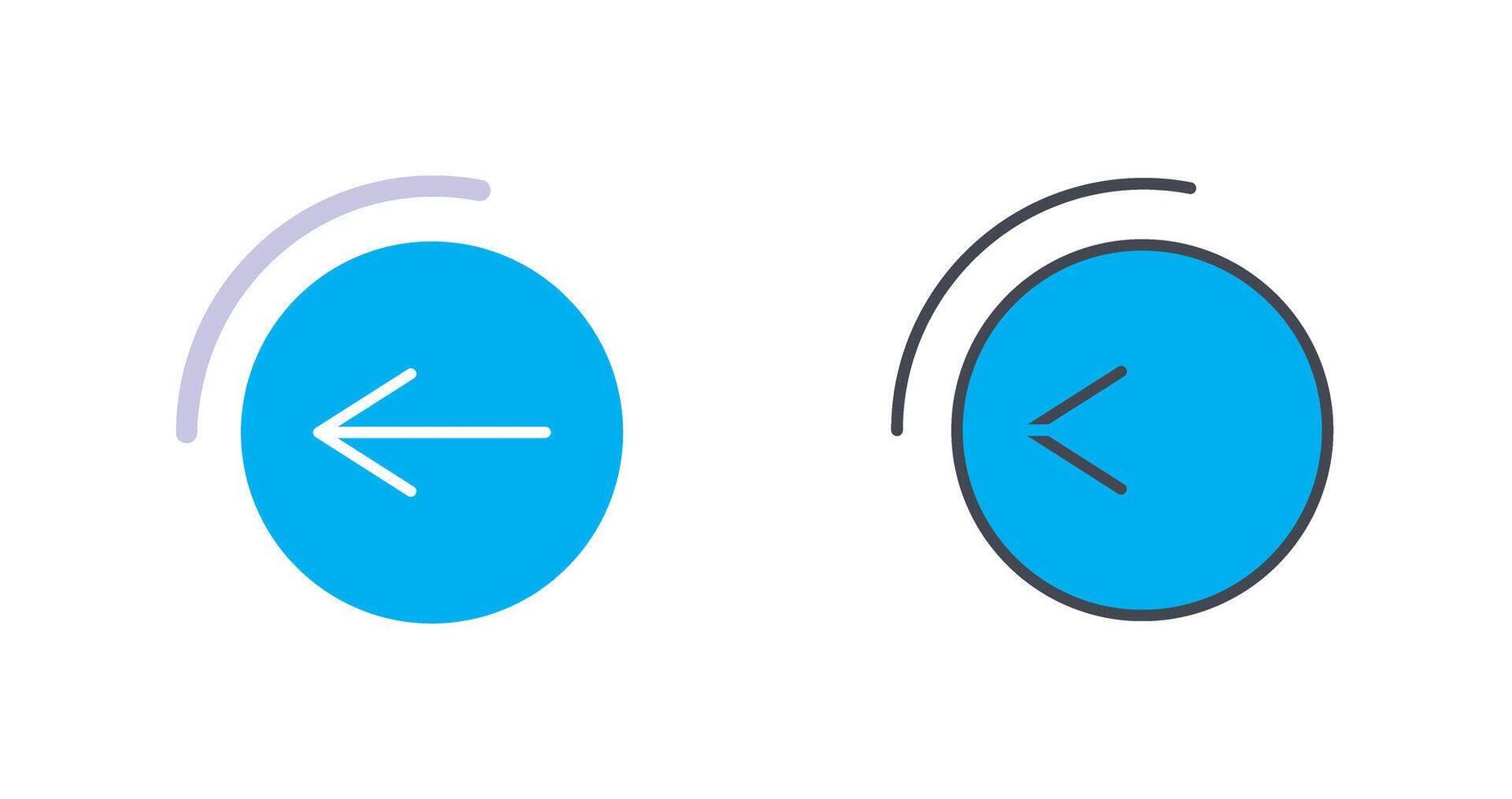 Back Button Icon Design 43152767 Vector Art at Vecteezy