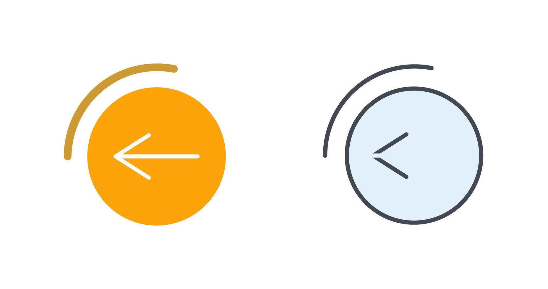 Back Button Icon Design 43156649 Vector Art at Vecteezy