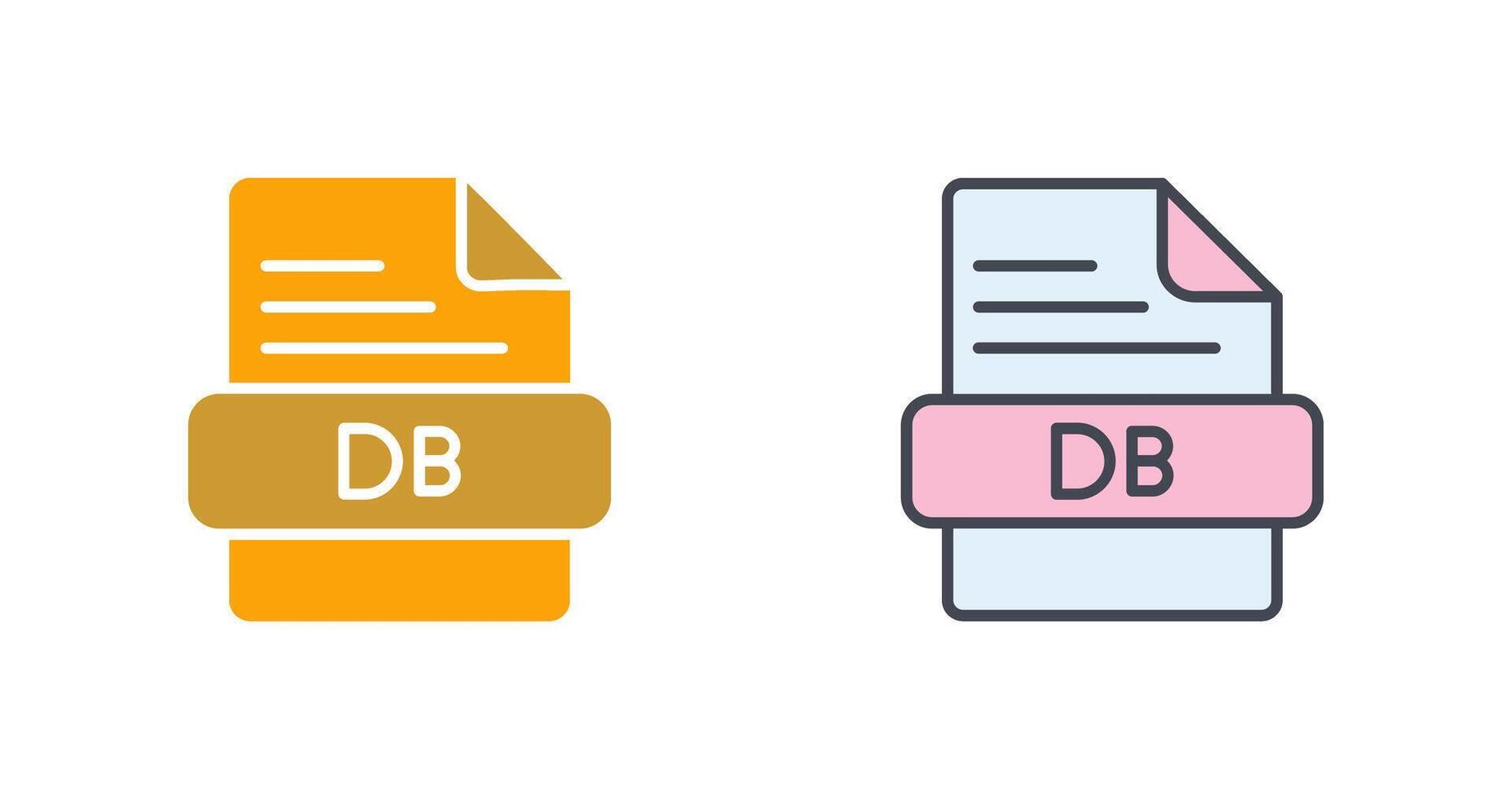 DB Icon Design 43159140 Vector Art at Vecteezy