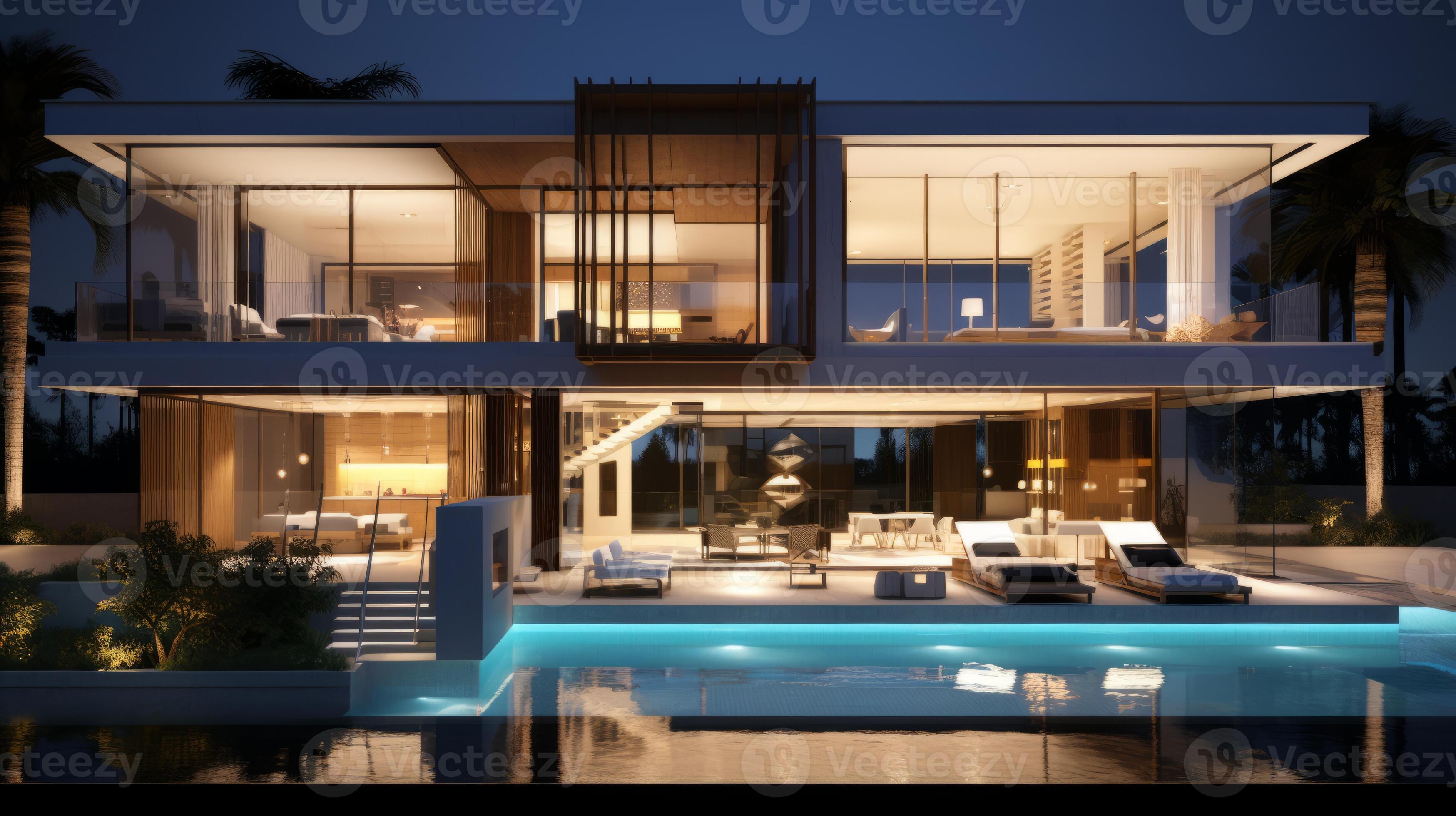 AI generated Architectural theme highlighting design. Generative AI ...