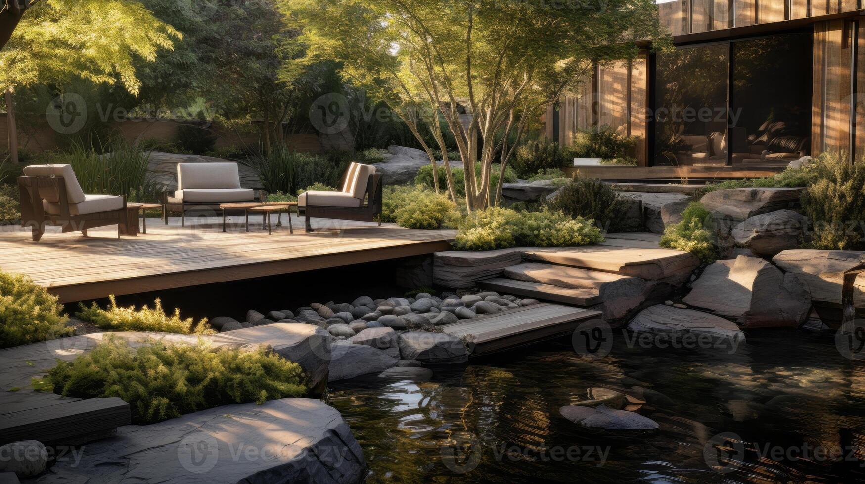AI generated Expressive landscape design, capturing outdoor beauty ...
