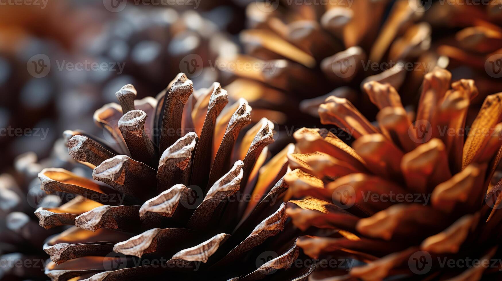 AI generated Extreme hyper zoom of pinecone texture. Generative AI 43168383 Stock Photo at Vecteezy