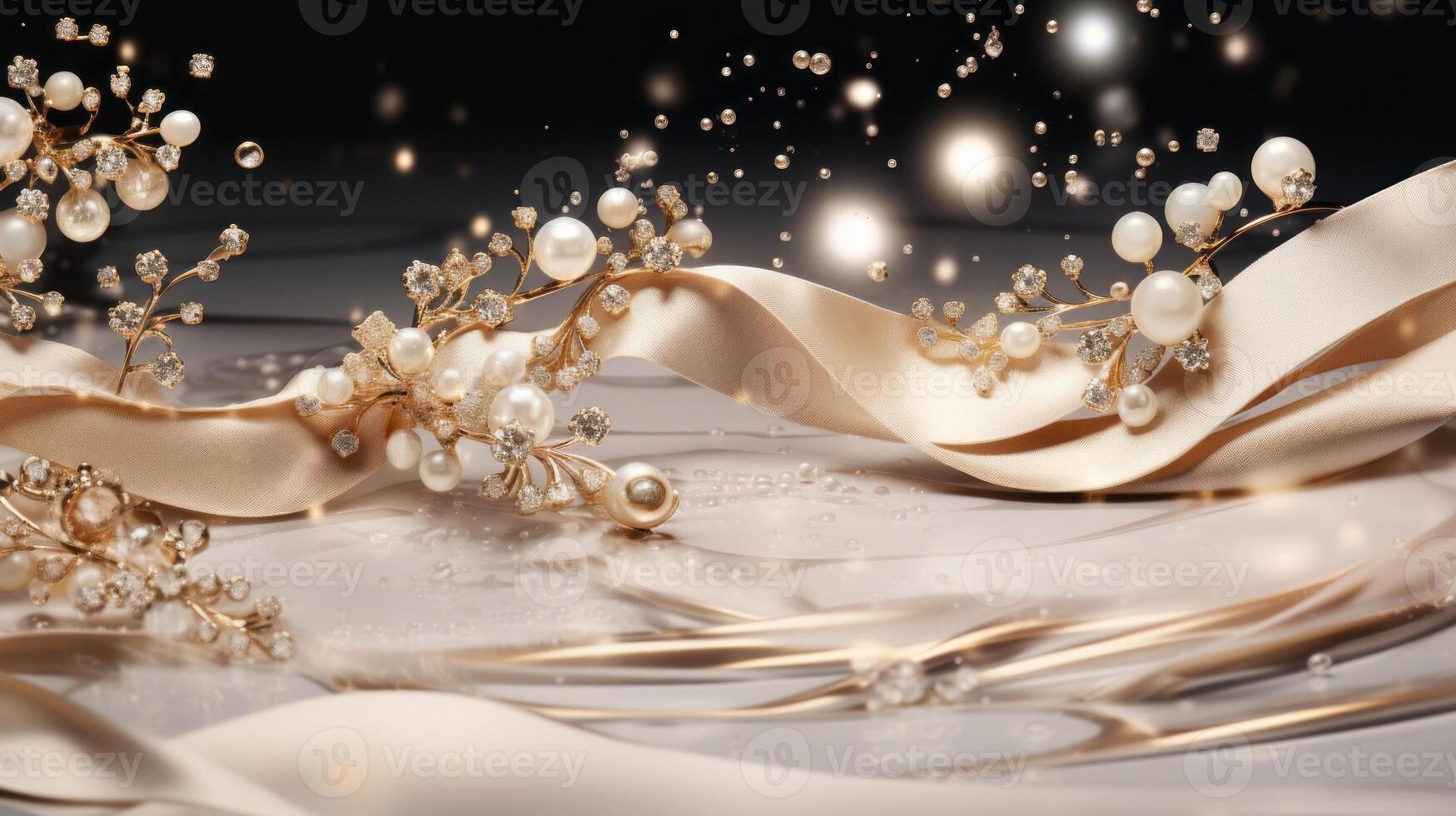 AI generated Luxurious background for upscale accessory visuals ...