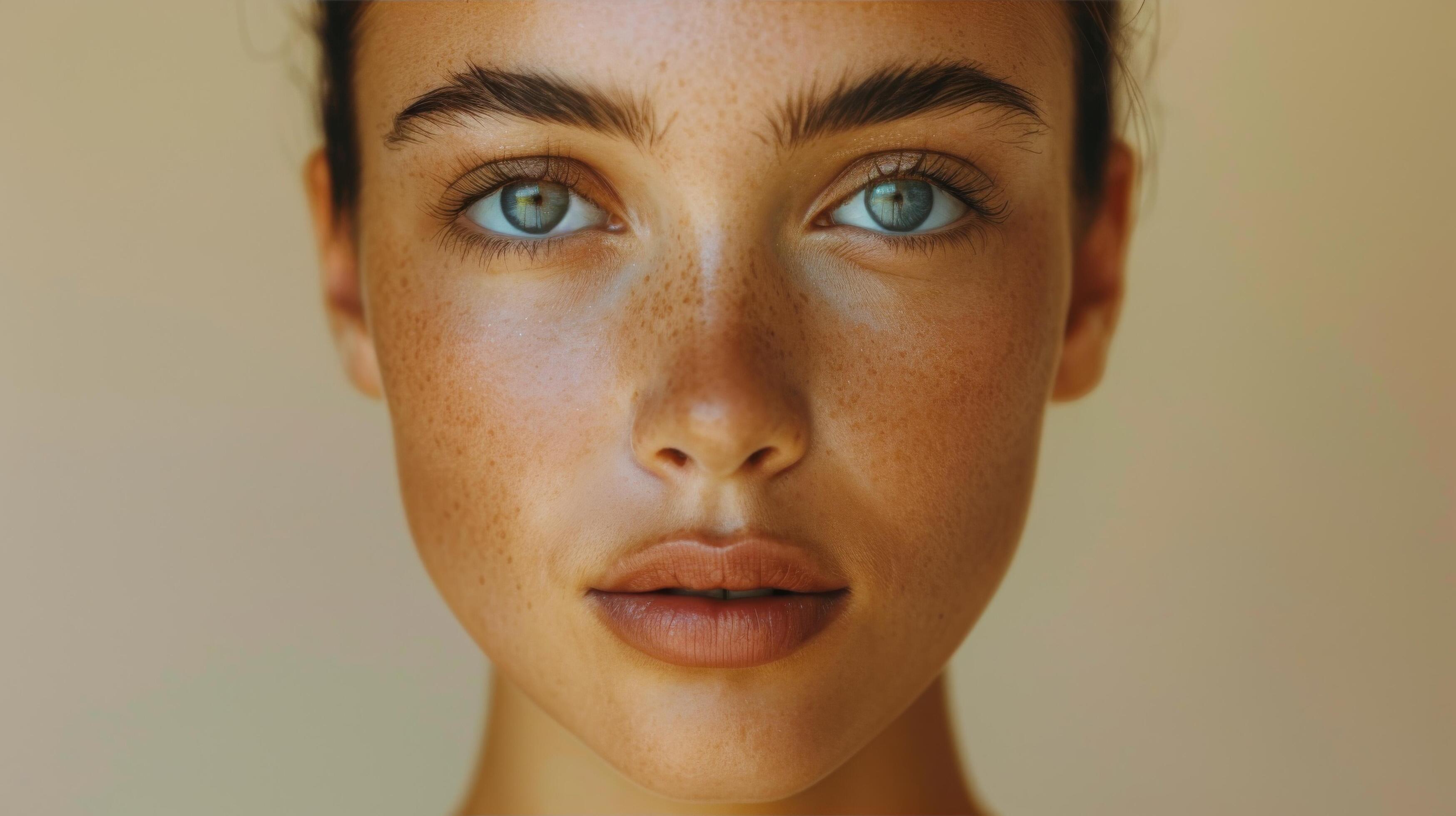 AI generated Womans Face With Grid Overlay 43169645 Stock Photo at Vecteezy