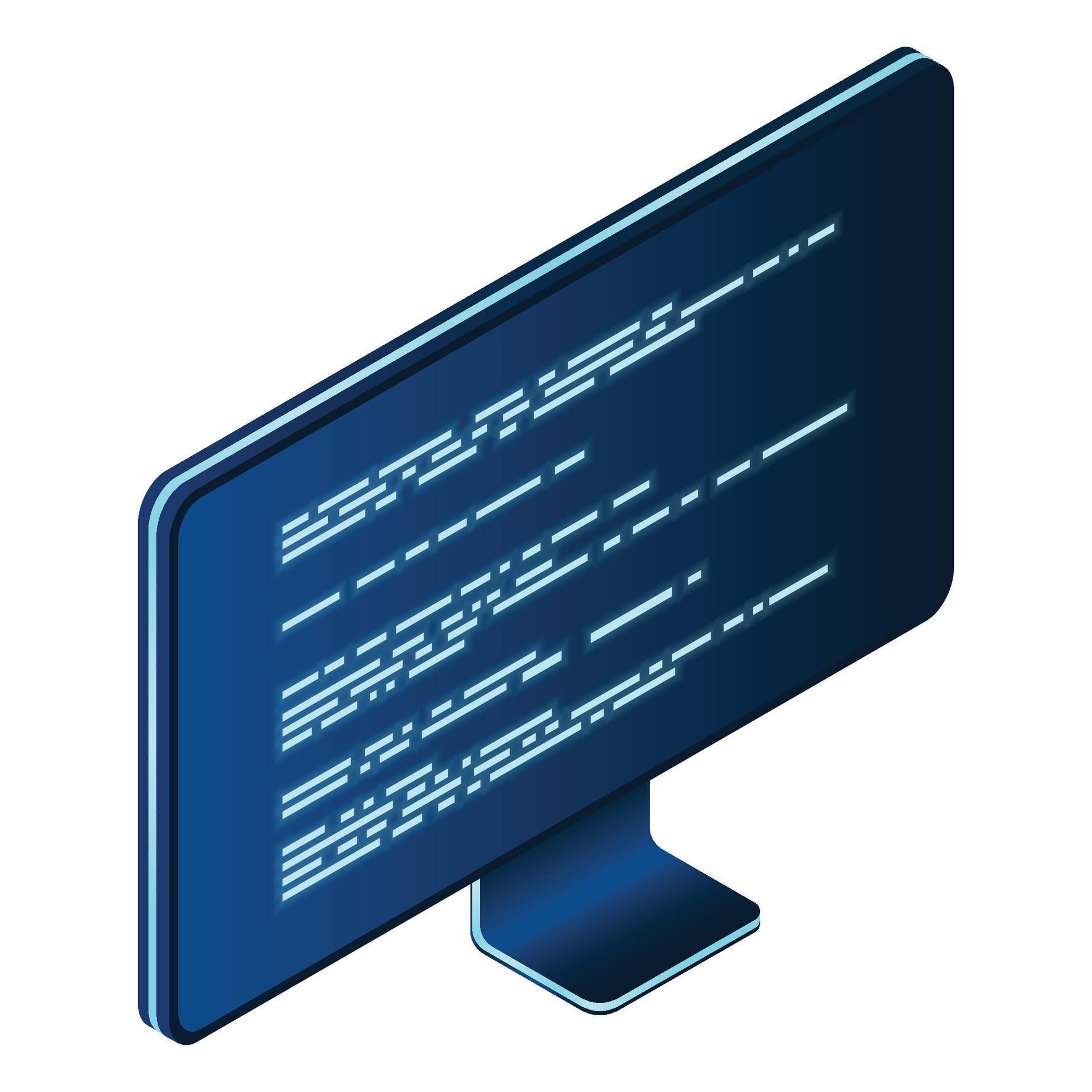 Isometric monitor. Computer monitor isometric desktop. Modern monitor. illustration 43184242 ...