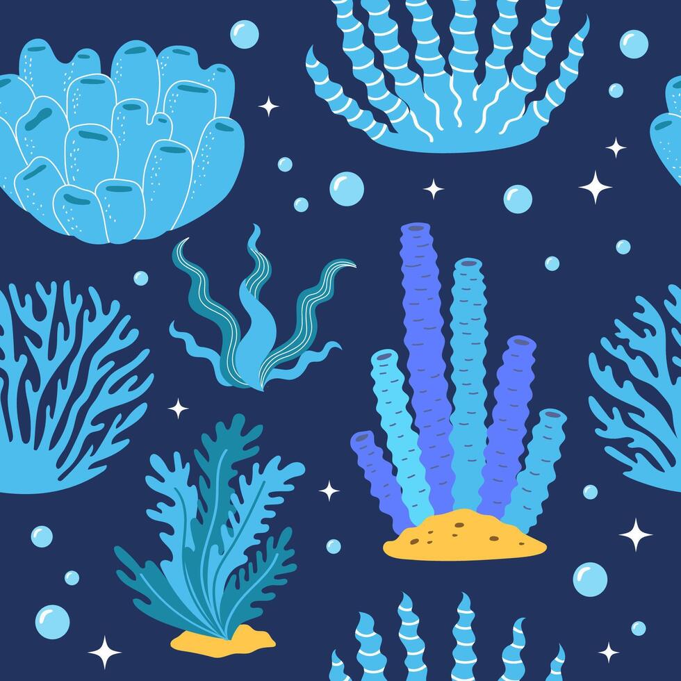 Blue Underwater Pattern Vector Art Icons And Graphics For Free Download