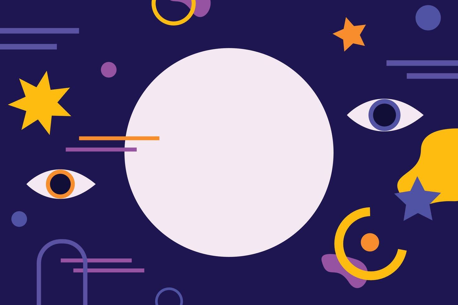Abstract geometric flat design background. abstract eye elements ... Abstract geometric flat design background. abstract eye elements ...