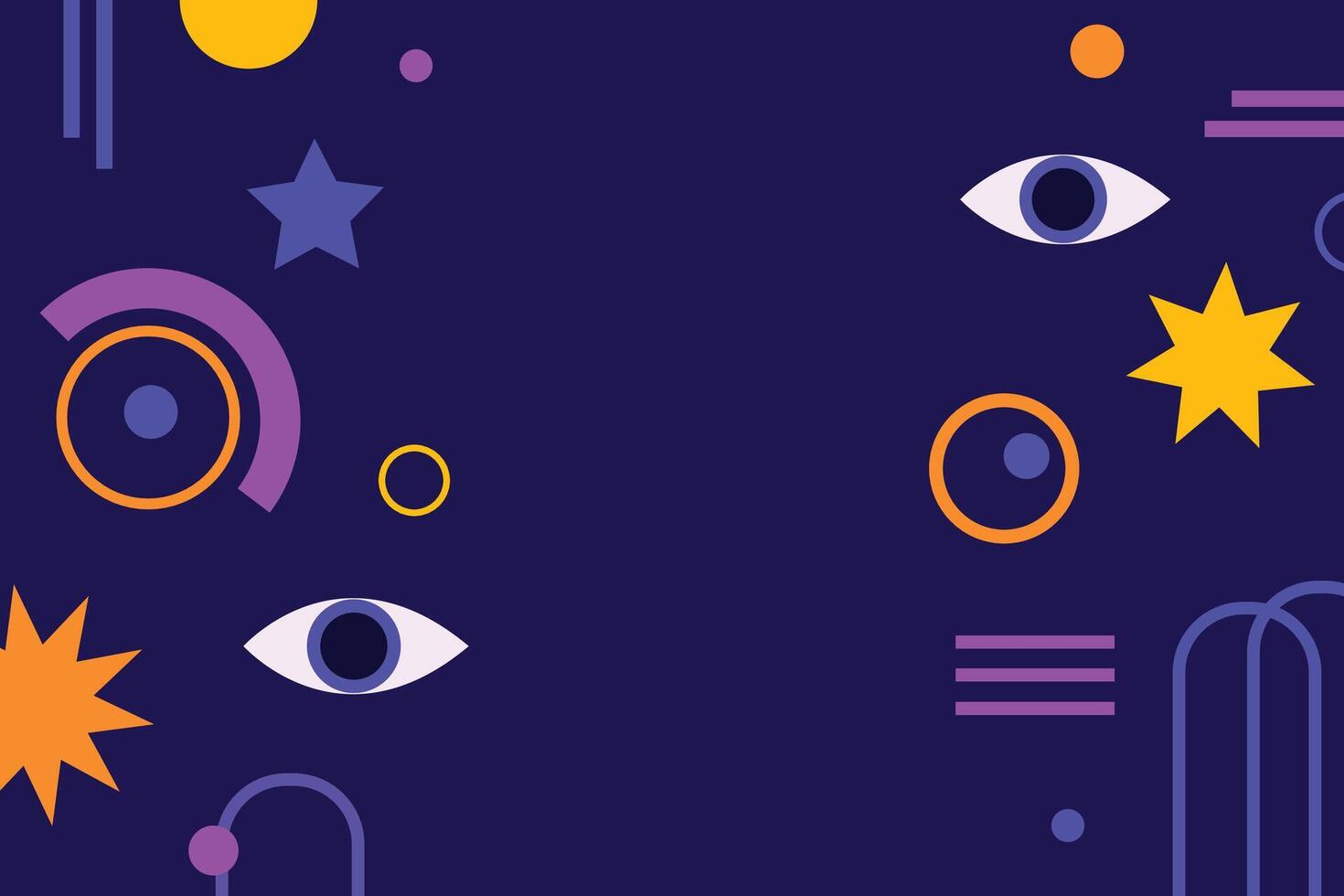 Abstract geometric flat design background. abstract eye elements ... Abstract geometric flat design background. abstract eye elements ...