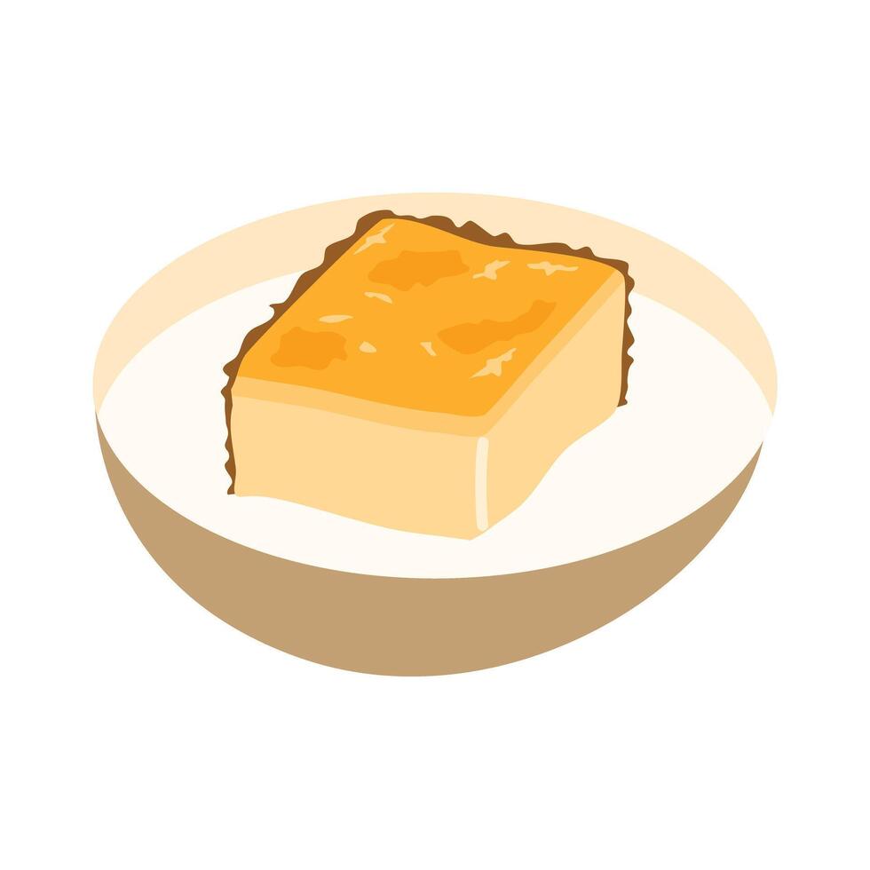 Creamy Cassava Cake 43194609 Vector Art At Vecteezy